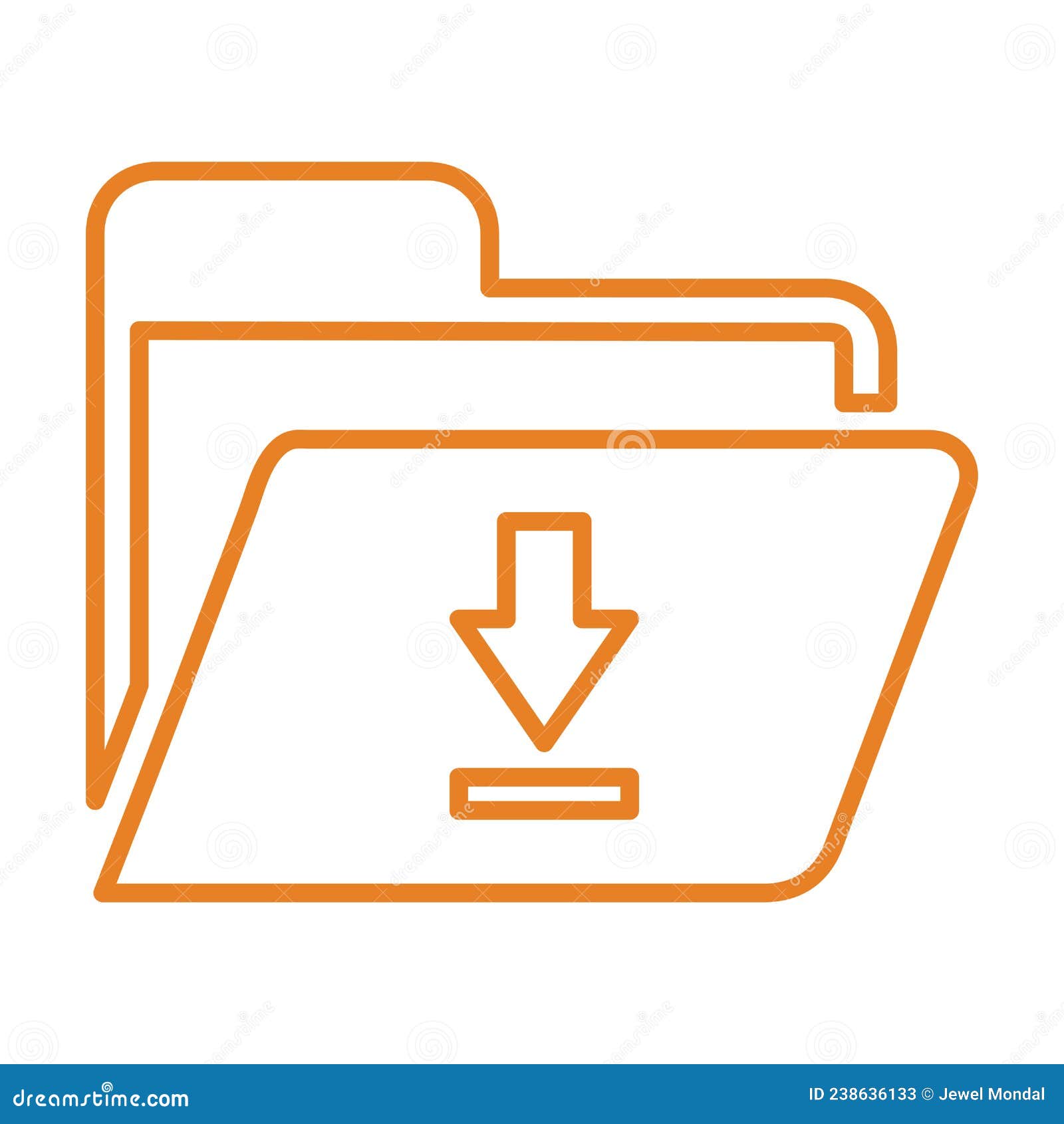 Folder, Address List, Directory, File Outline Icon. Line Vector Design ...