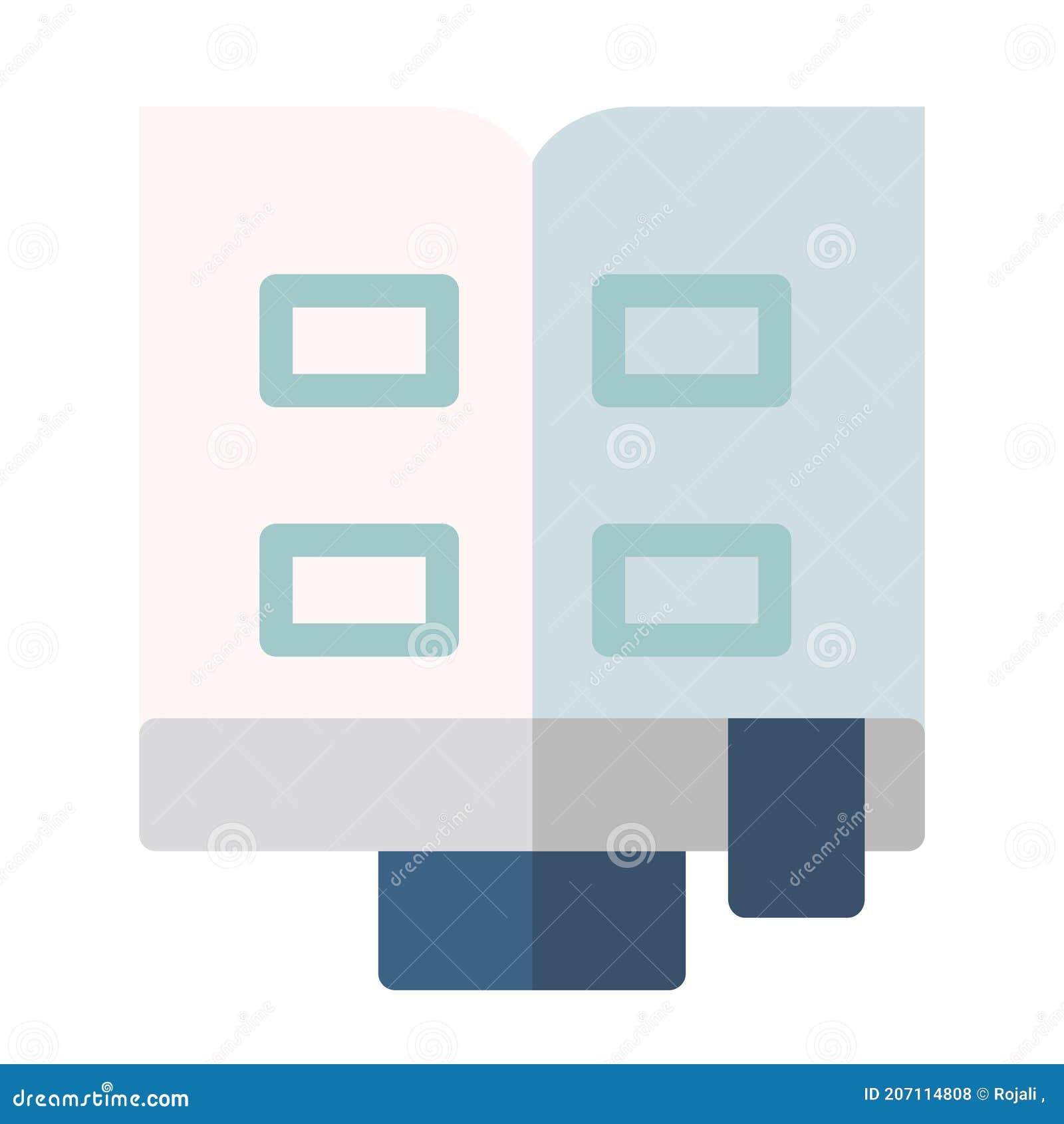 Album Folder Icon Vector From Photography Concept. Thin Line ...
