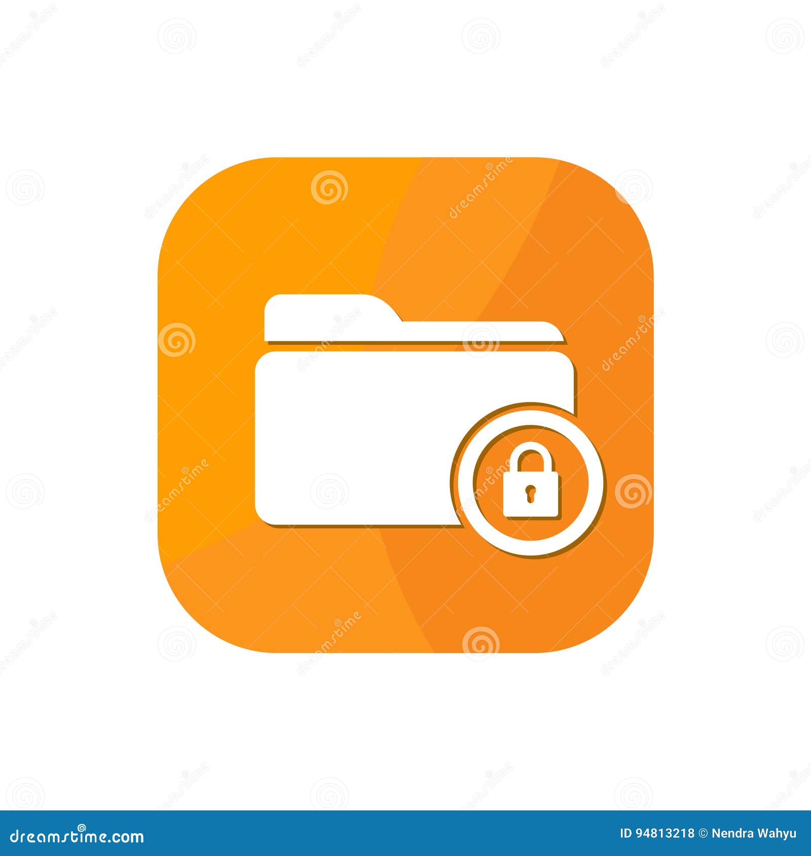 Folder App Icon stock vector. Illustration of document - 94813218