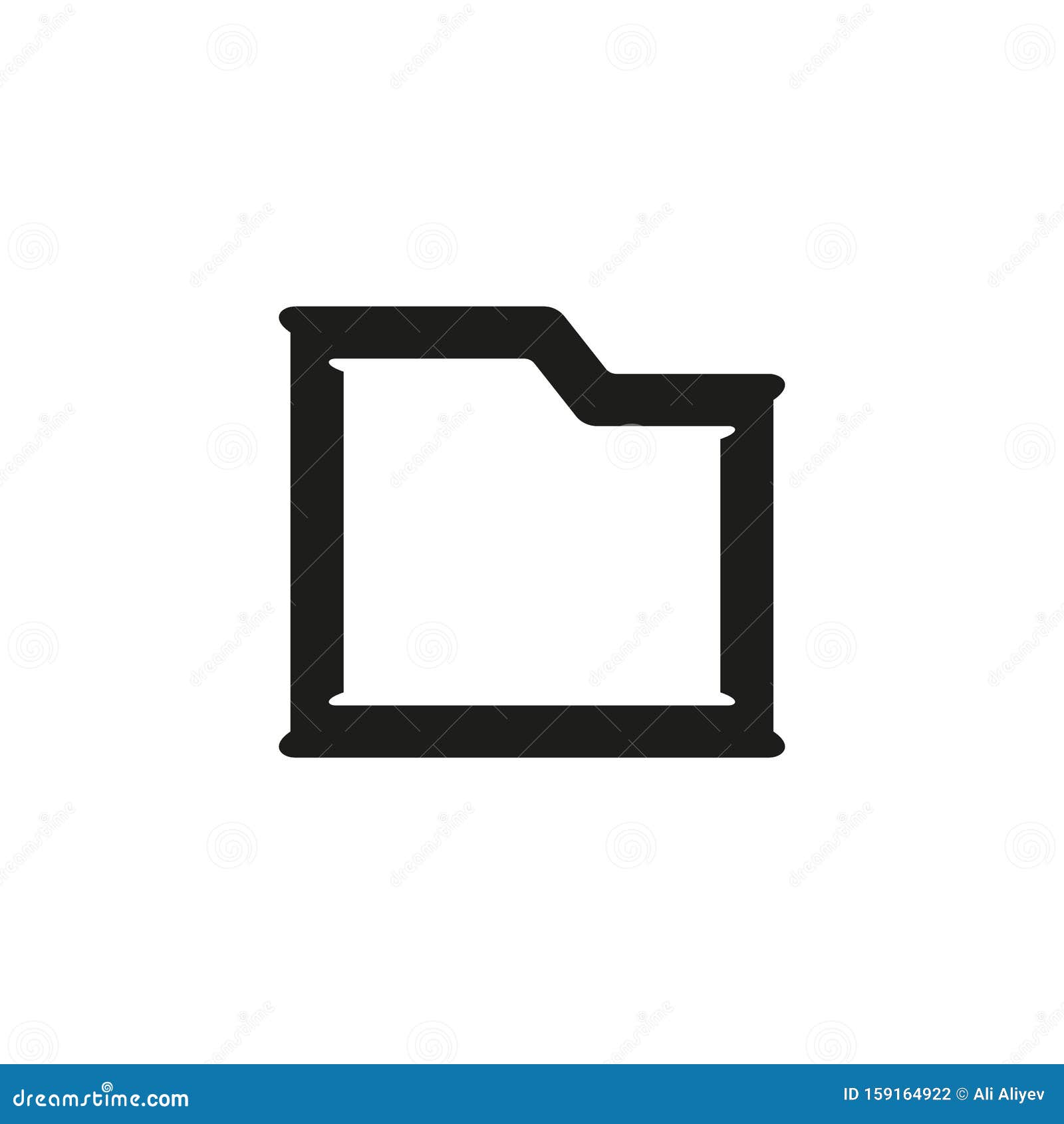 Folder Icon. File Archive Symbol Stock Vector - Illustration of white ... Folder Icon. File Archive Symbol Stock Vector - Illustration of white ...