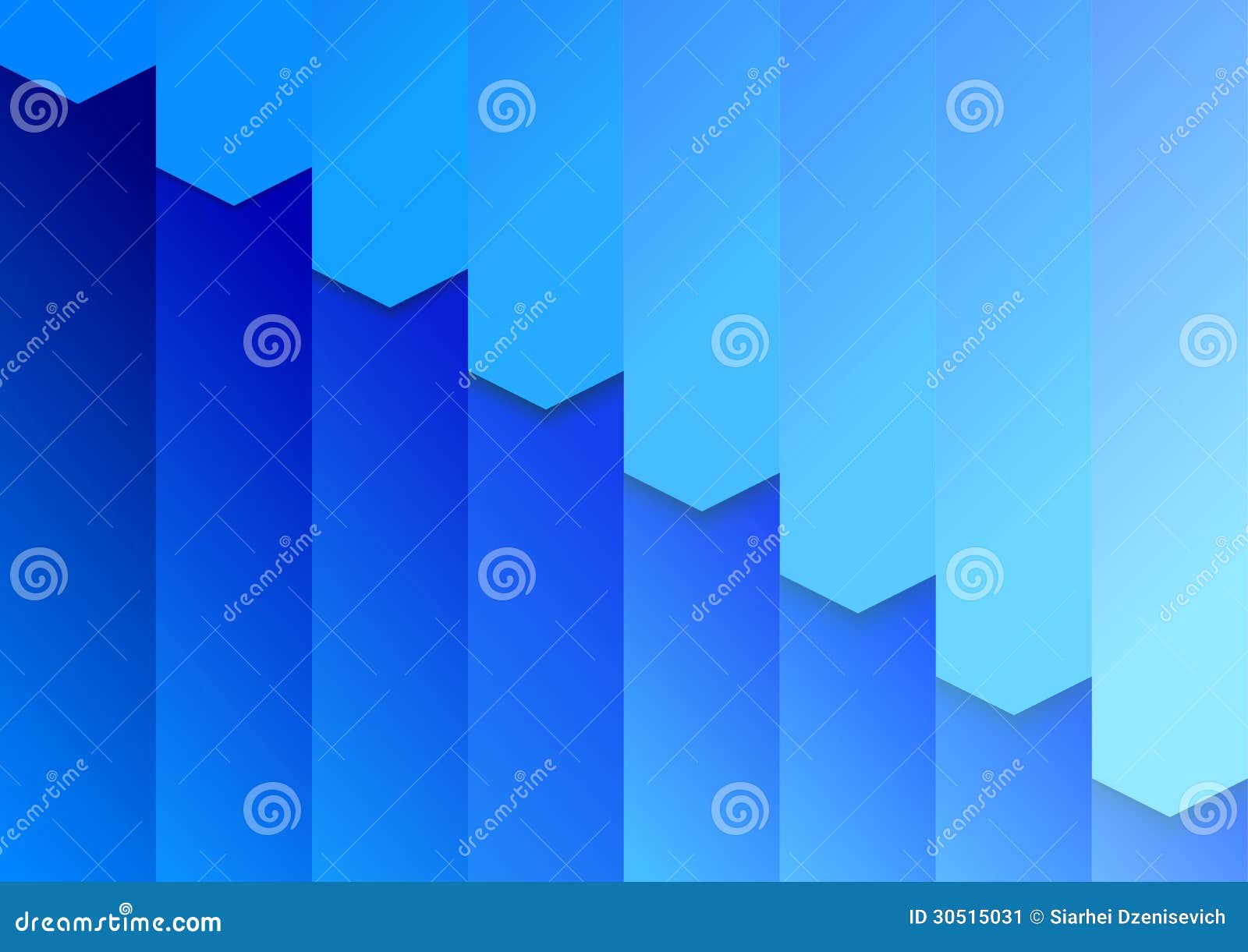 Folder Background Template in Blue Stock Vector - Illustration of ...