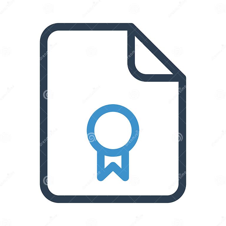 Folder badge line icon stock illustration. Illustration of multitasking ...