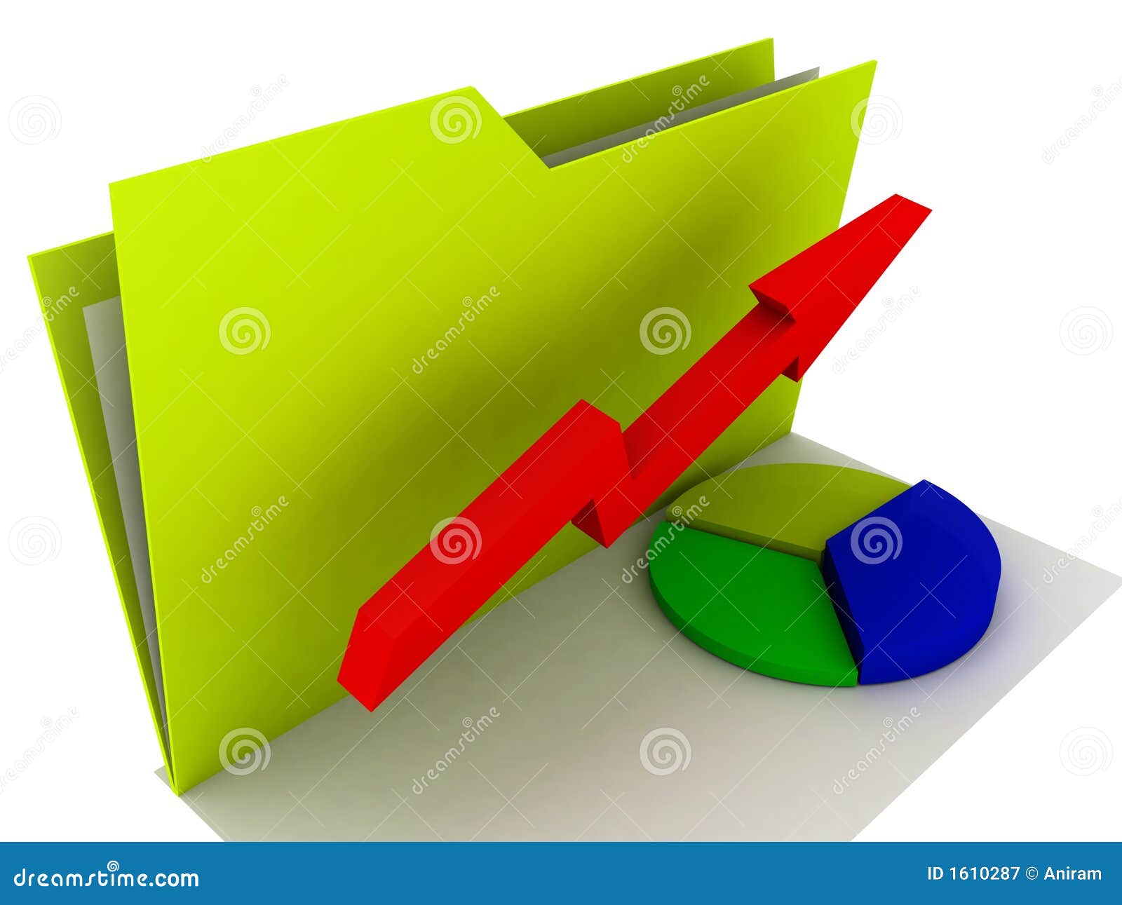 Folder Business Graphic stock illustration. Illustration of home - 1610287