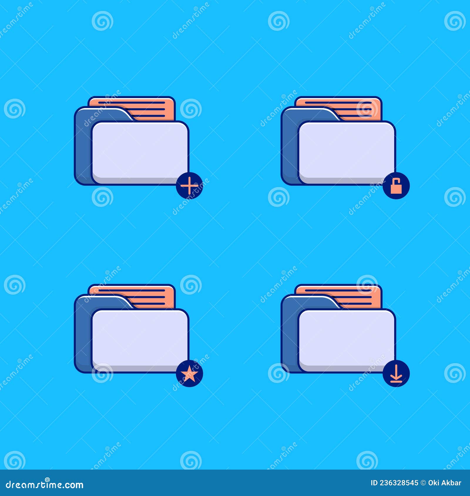 Four Functions Of Management. Infographic Colorful Illustration Of ...