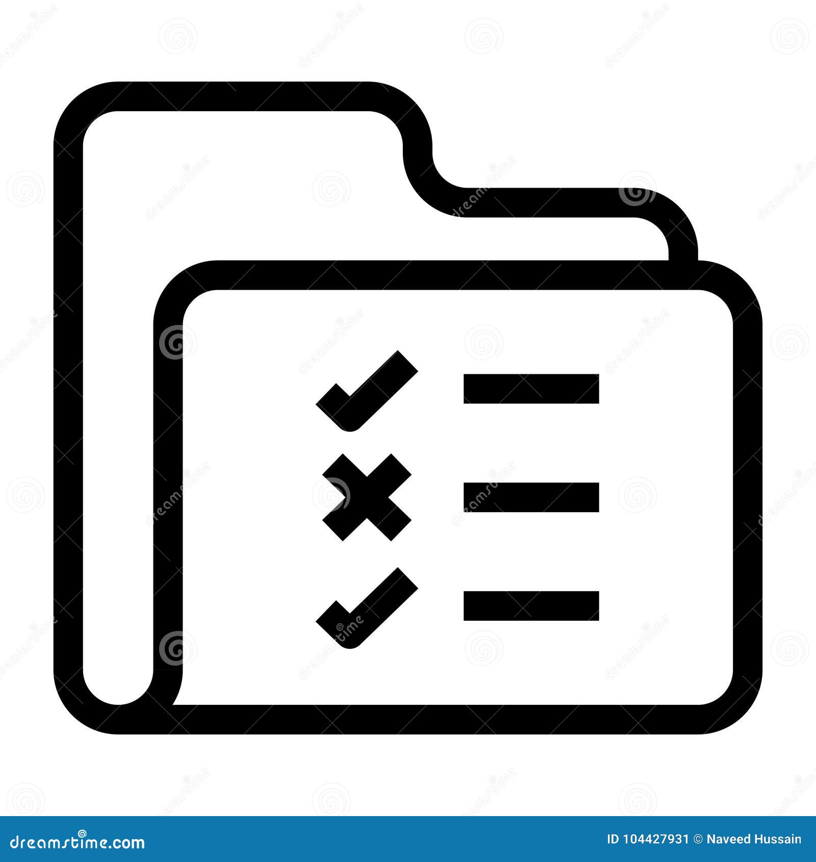 Folder Check List Line Icon Stock Illustration - Illustration of list ... Folder Check List Line Icon Stock Illustration - Illustration of list ...