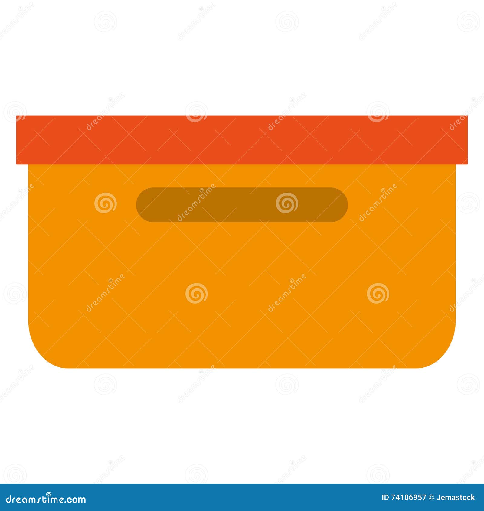 Folder container file icon stock illustration. Illustration of file ...