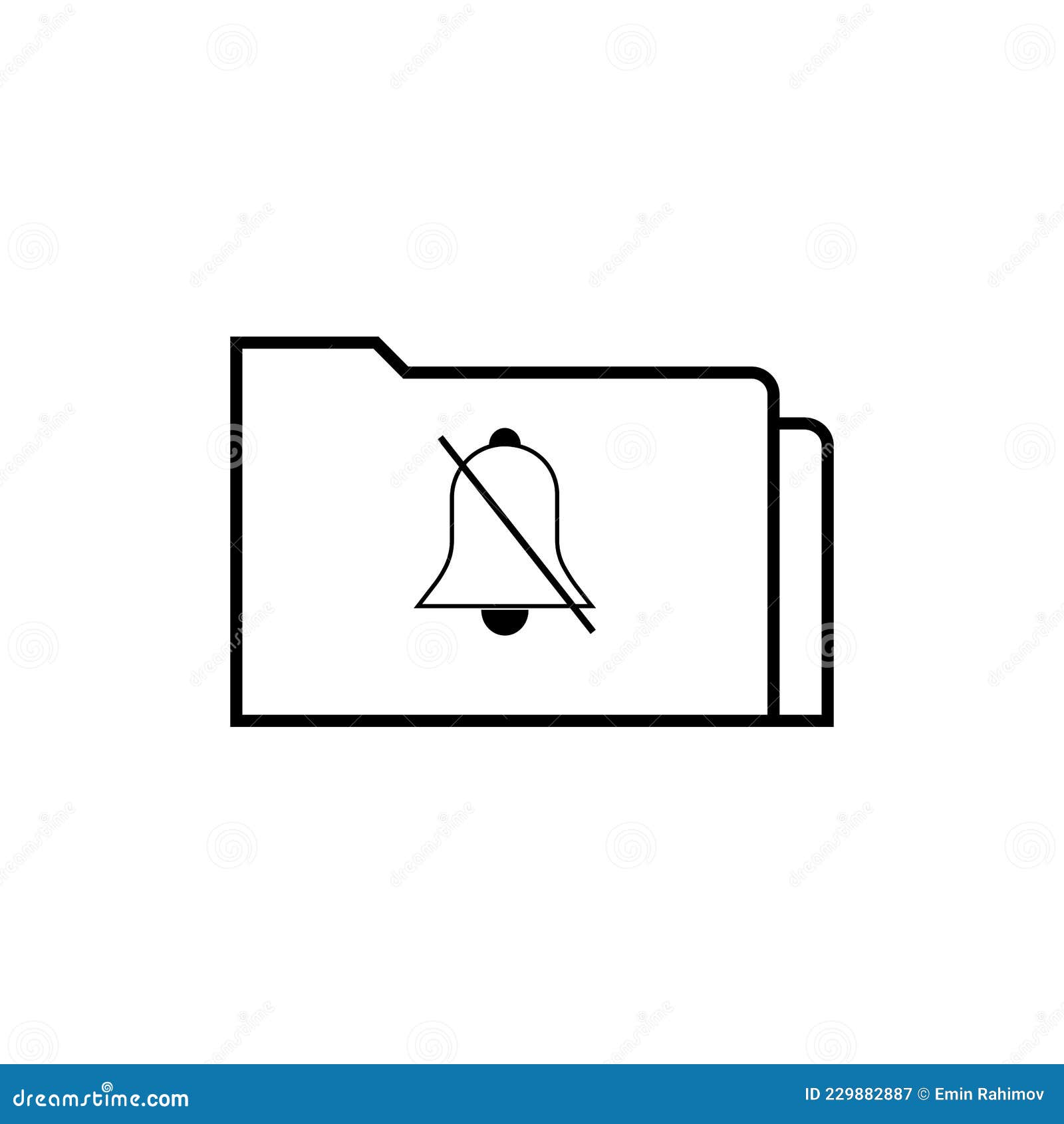 Crossed Bell Icon For Silent Mode Symbol. Perfect For User Interface ...