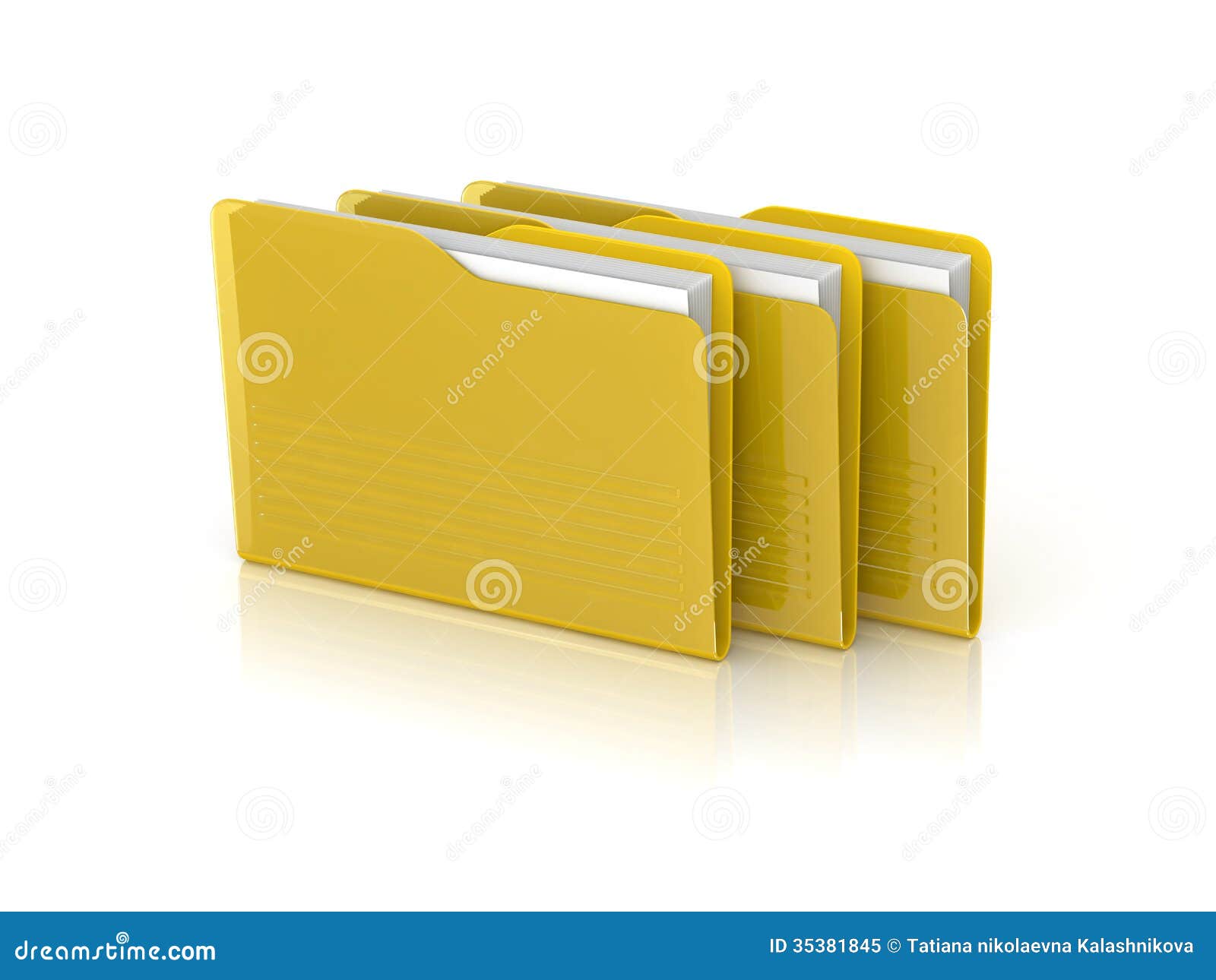 Folder stock illustration. Illustration of writer, digitally - 35381845