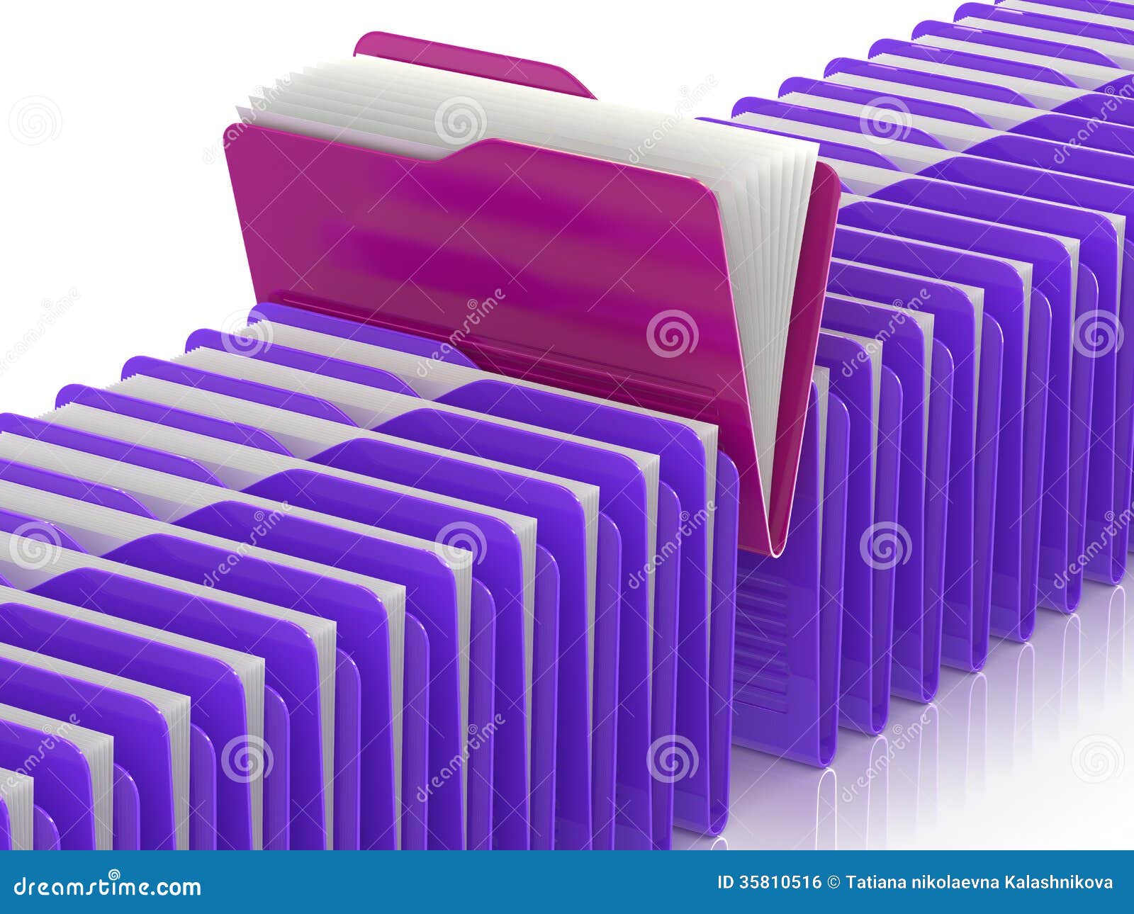 Folder stock illustration. Illustration of storage, portfolio - 35810516