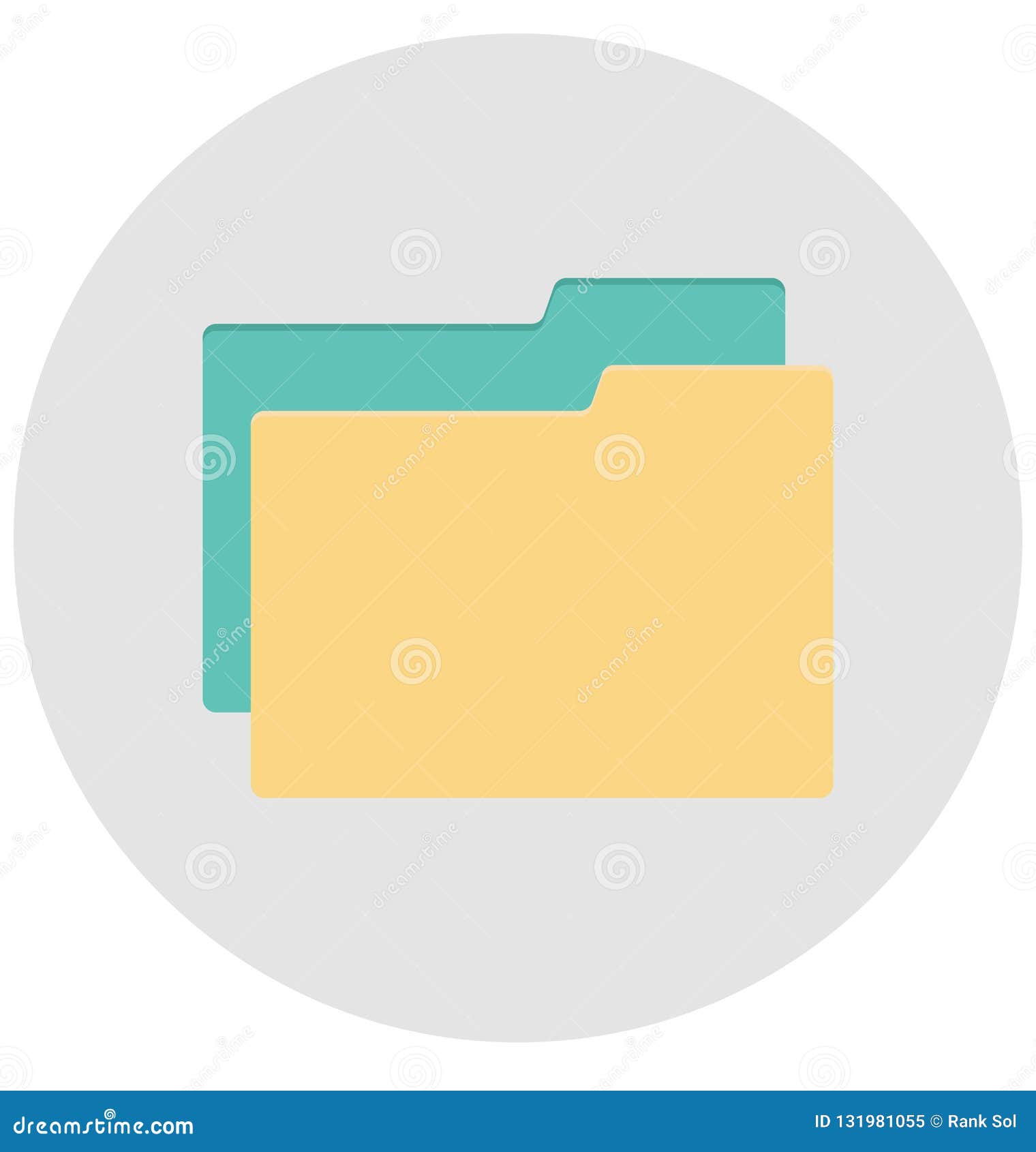 Folder, Data Folder Isolated Vector Icon that Can Be Easily Edit or ...