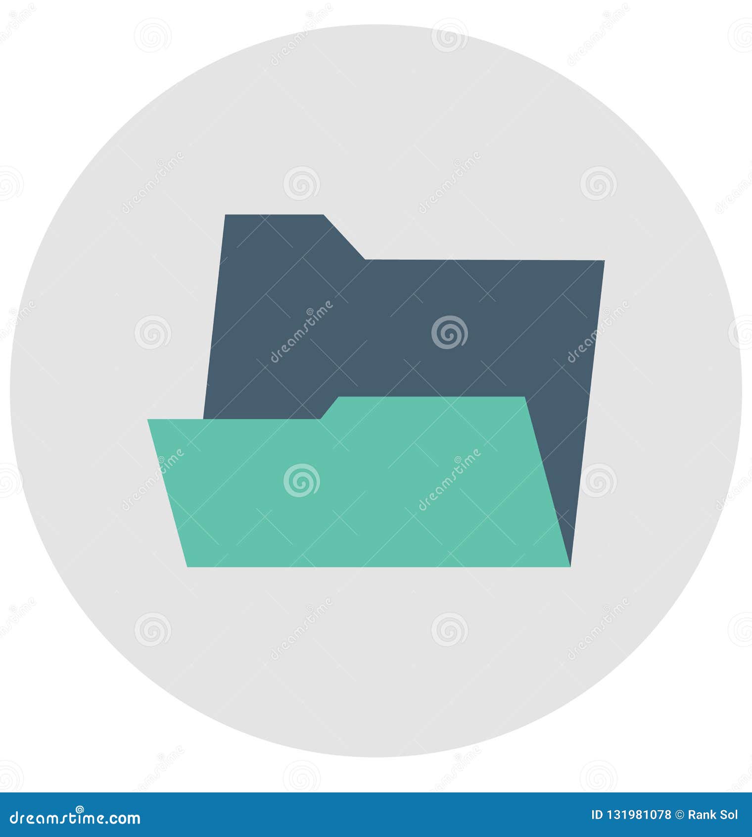 Folder, Data Folder Isolated Vector Icon that Can Be Easily Edit or ...