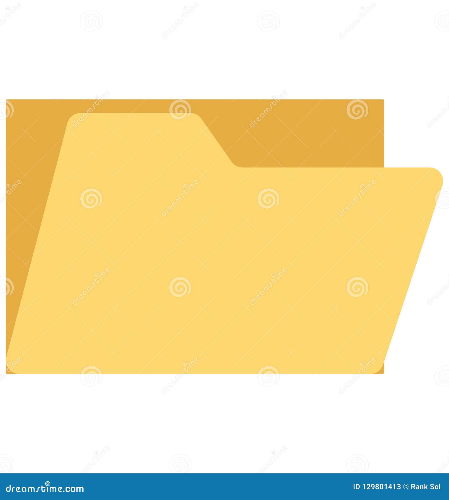 Folder, Data Folder, Isolated Vector Icons that Can Be Easily Modified ...