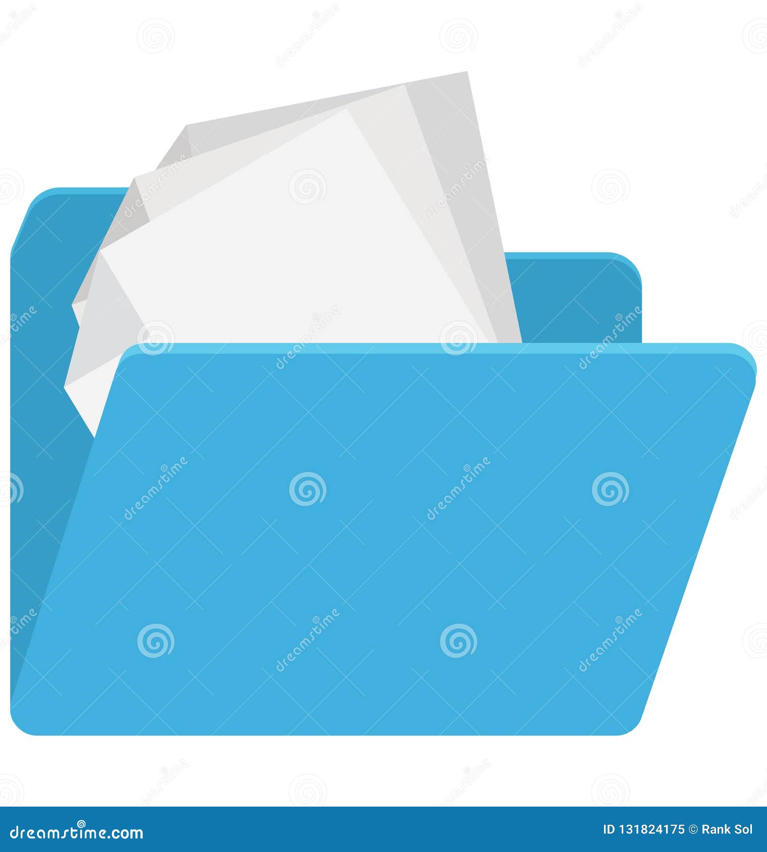 Folder, Data Folder Isolated Vector Icon that Can Be Easily Edit or ...