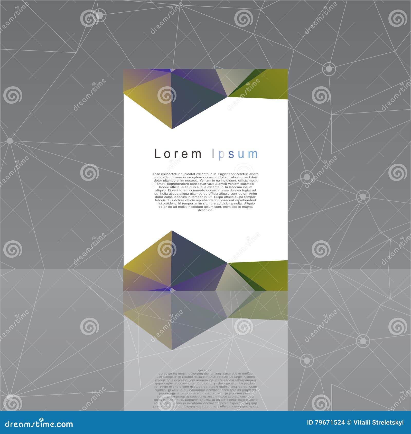 Folder Design Content Background. Stock Illustration - Illustration of ...