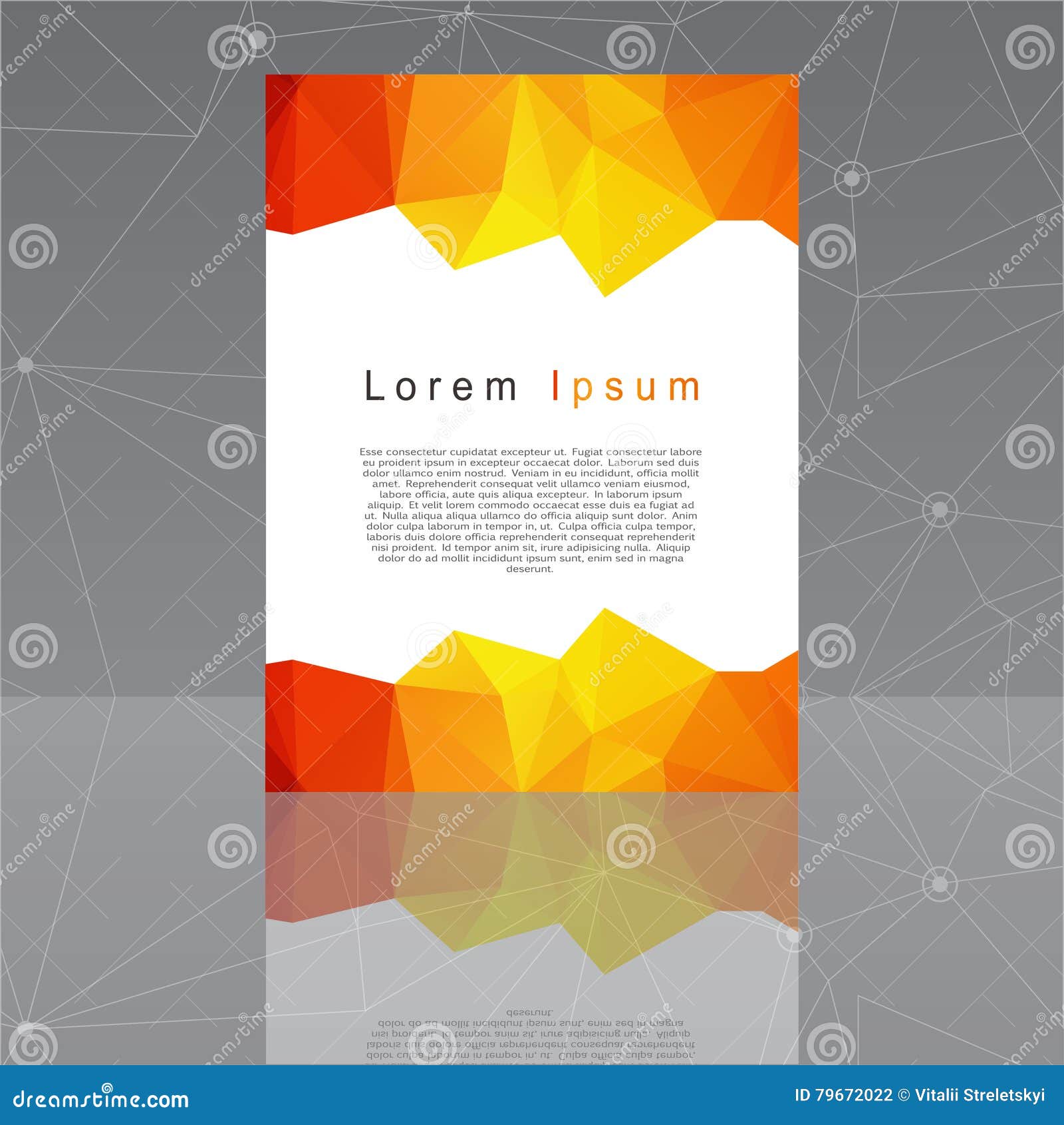 Folder Design Content Background. Stock Illustration - Illustration of ...