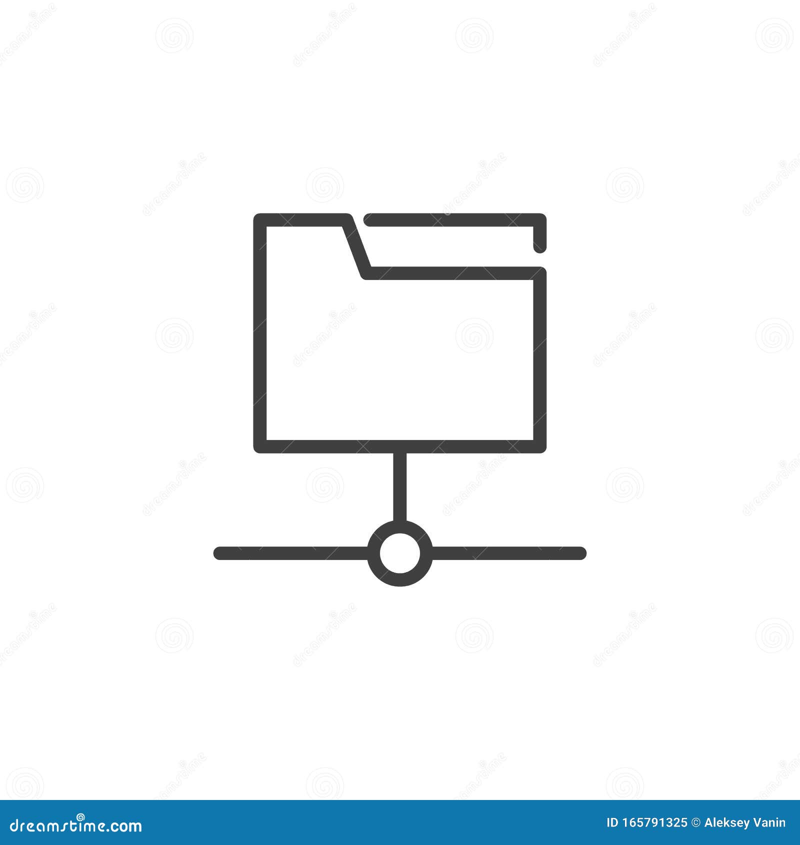 Folder Or Directory Icons Set Designed In Filled And Stroke Style ...