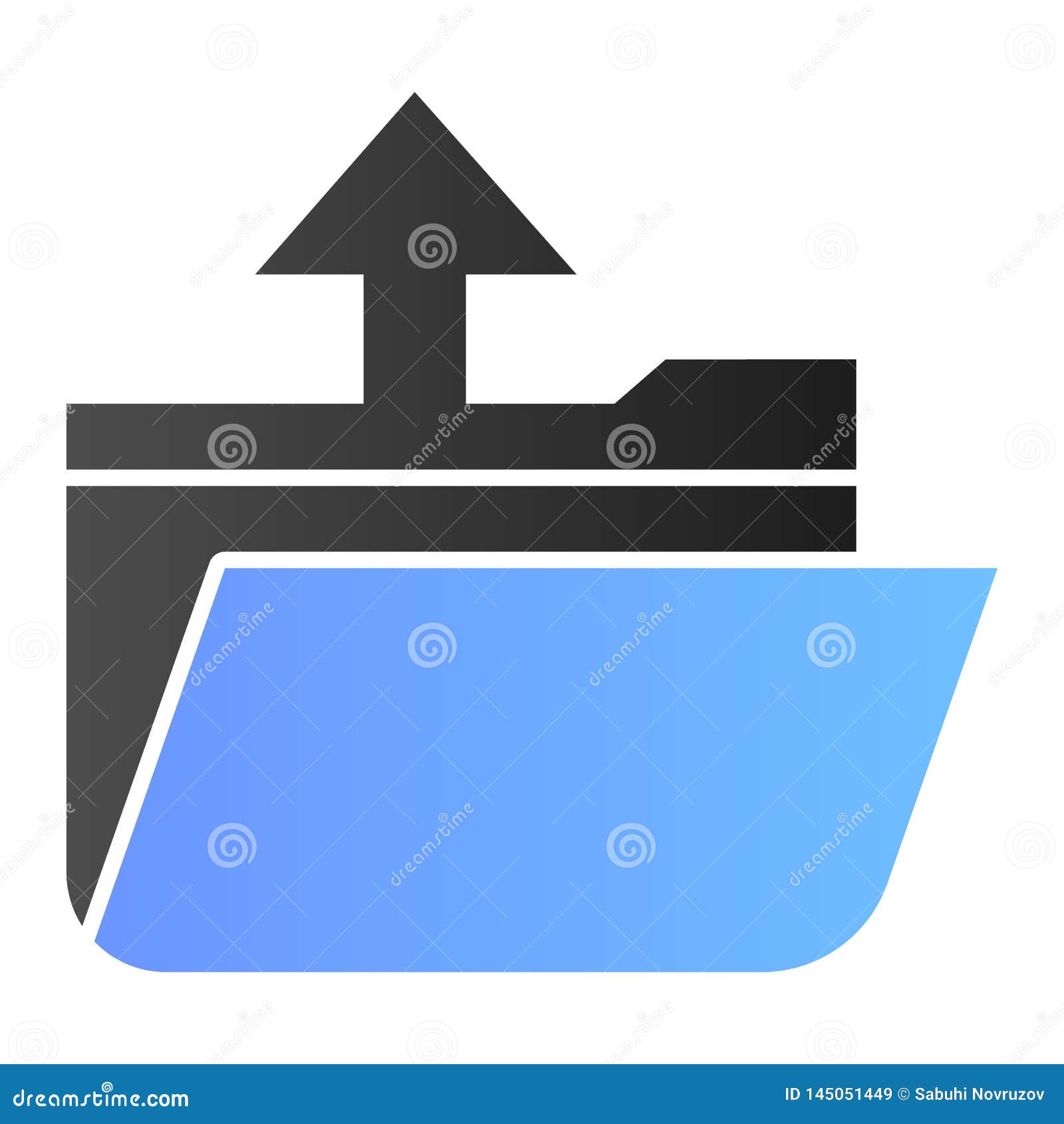 Folder Extraction Flat Icon. Open Folder Color Icons in Trendy Flat ...