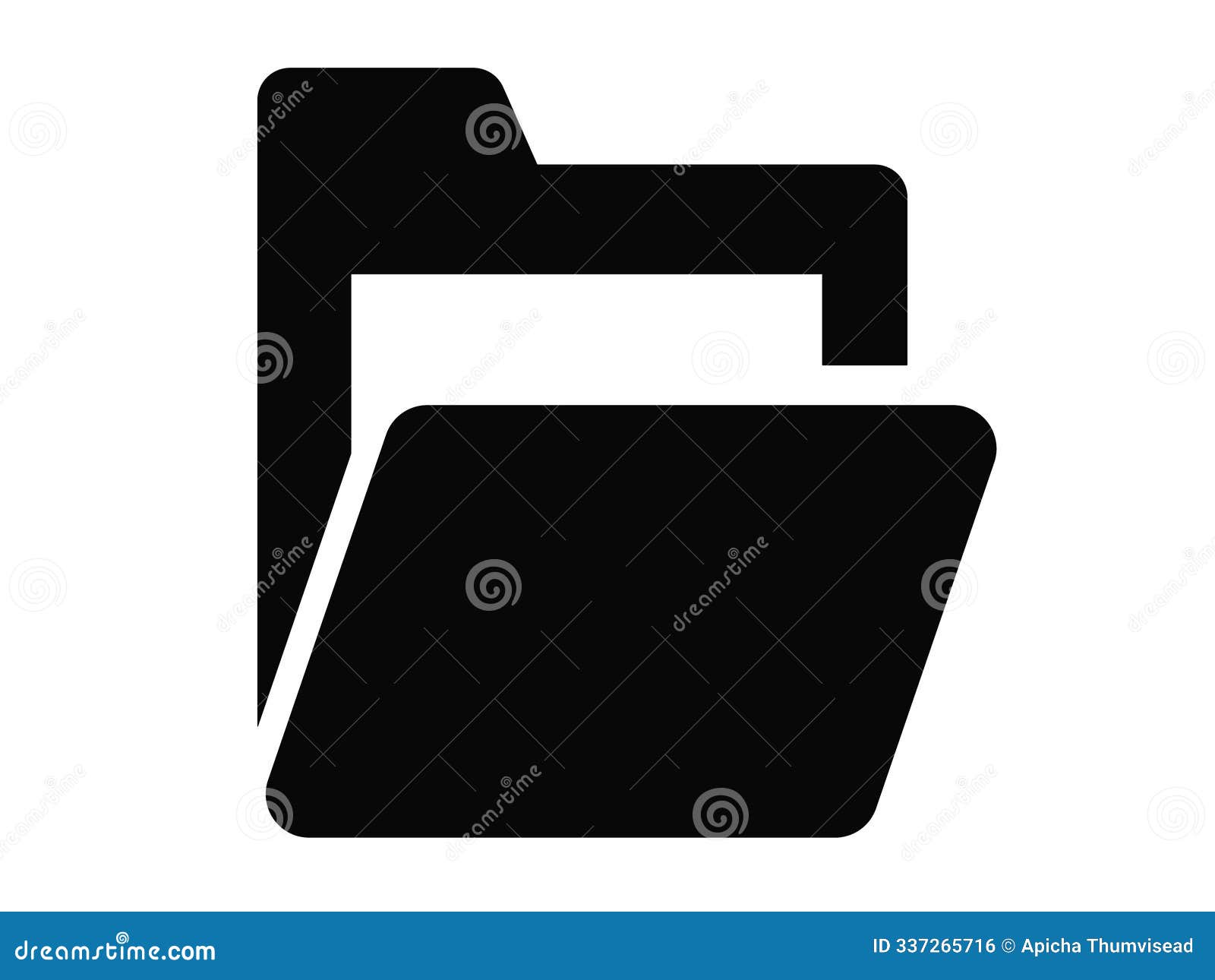 Folder Glyph Icon,Folder Icon Illustration for UIUX, Web, App ...