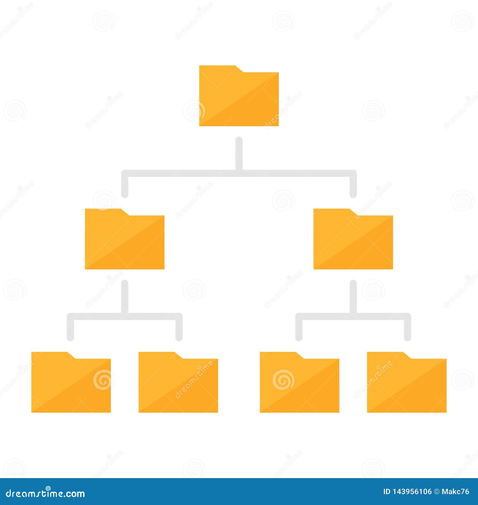 Folder Hierarchy Structure Colored Icon Stock Vector - Illustration of ... Folder Hierarchy Structure Colored Icon Stock Vector - Illustration of ...