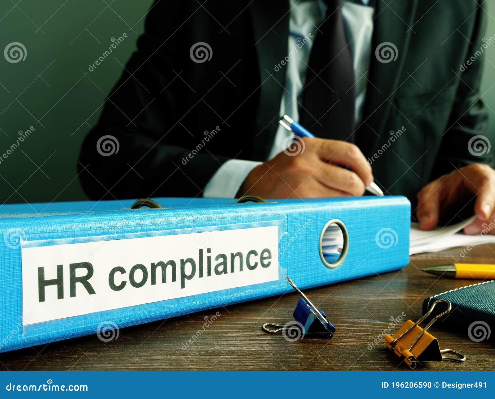 Folder with HR Compliance Reports and Manager. Stock Photo - Image of ... Folder with HR Compliance Reports and Manager. Stock Photo - Image of ...
