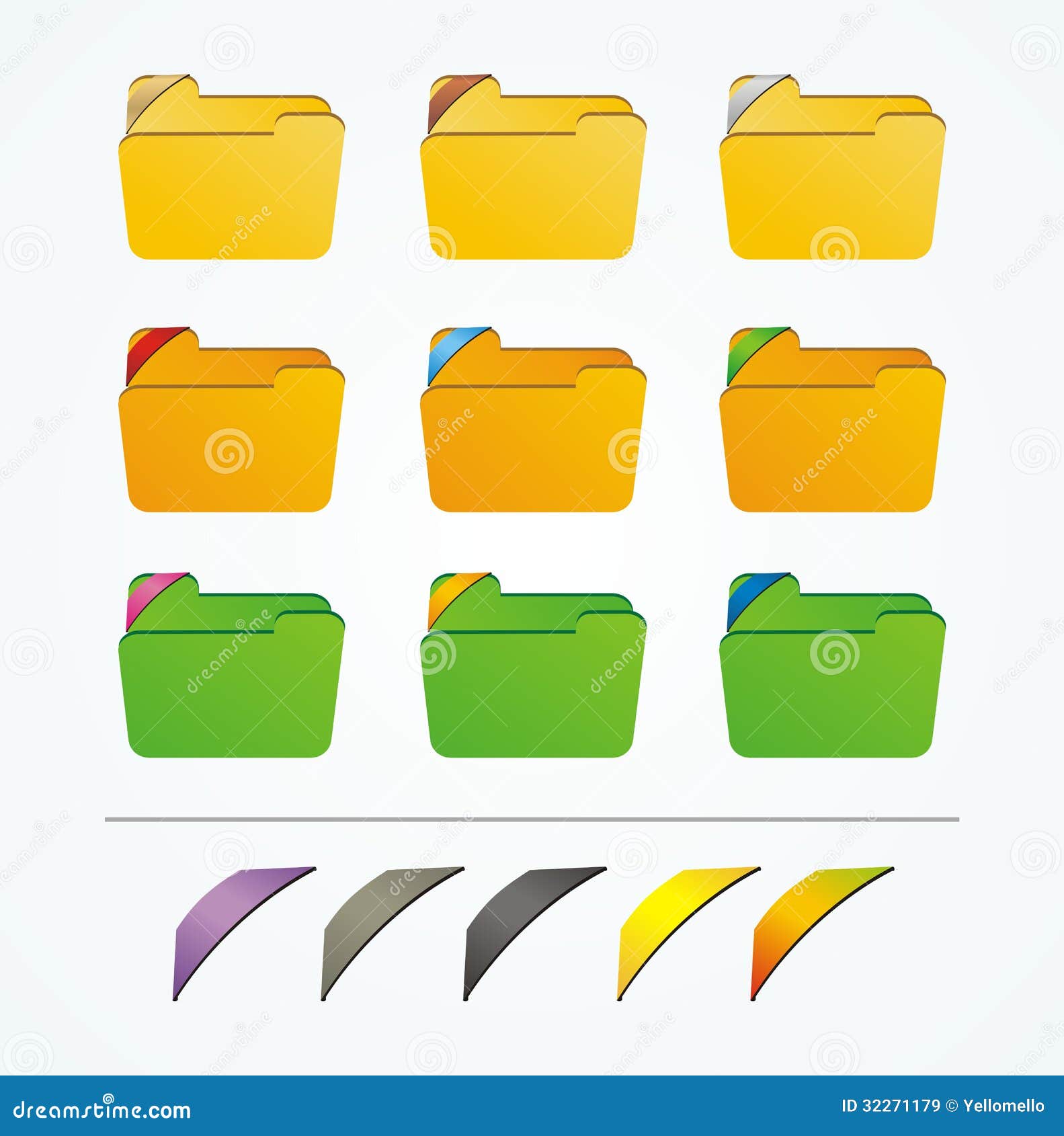 Colorful folder icon - holfhn
