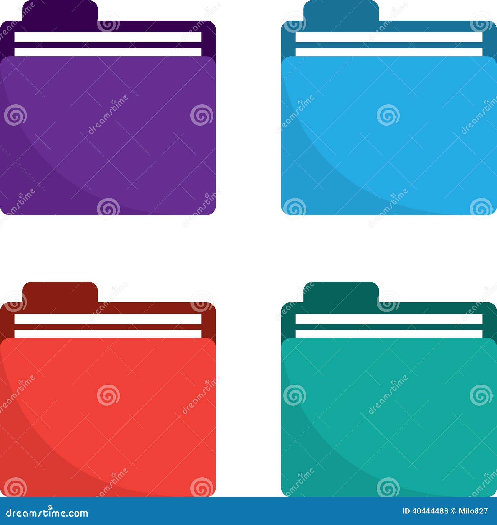 Colorful folder icon - ntress