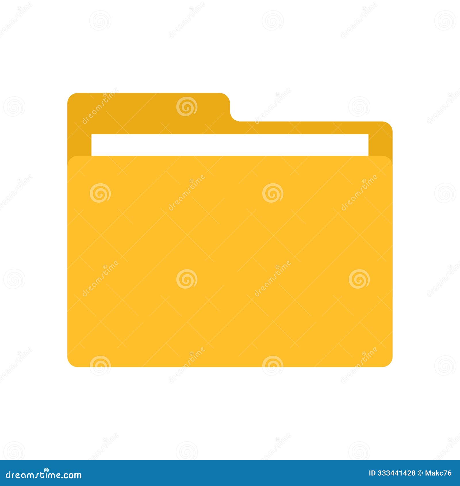 Folder Icon. Document Symbol. File Icon Stock Vector - Illustration of ...