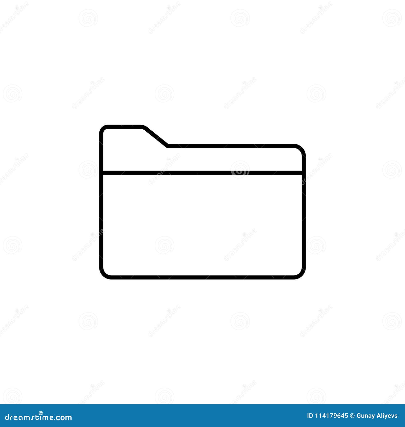 Folder Icon. Element of Simple Icon for Websites, Web Design, Mobile ...