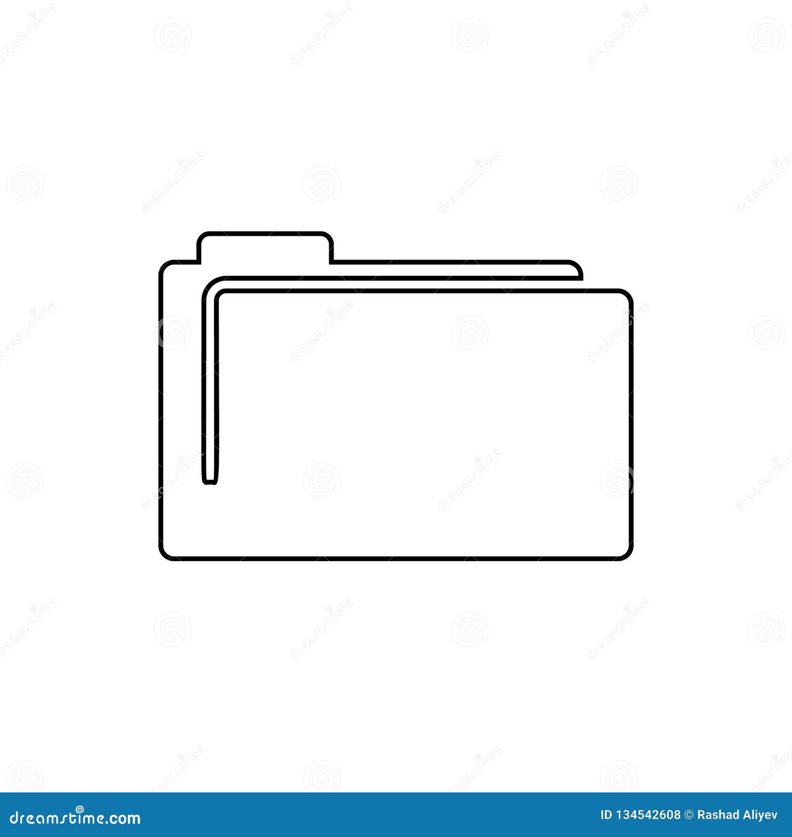 Folder Icon. Element of Web for Mobile Concept and Web Apps Icon Stock ...