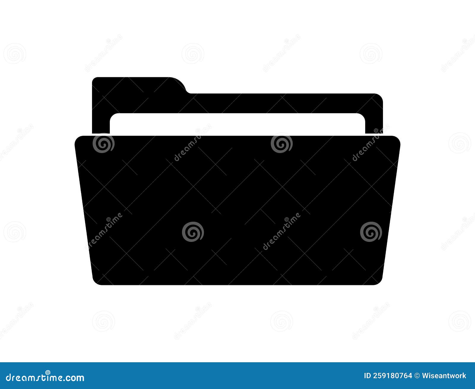 Folder Icon. File of Computer. Document and Portfolio for Business ...