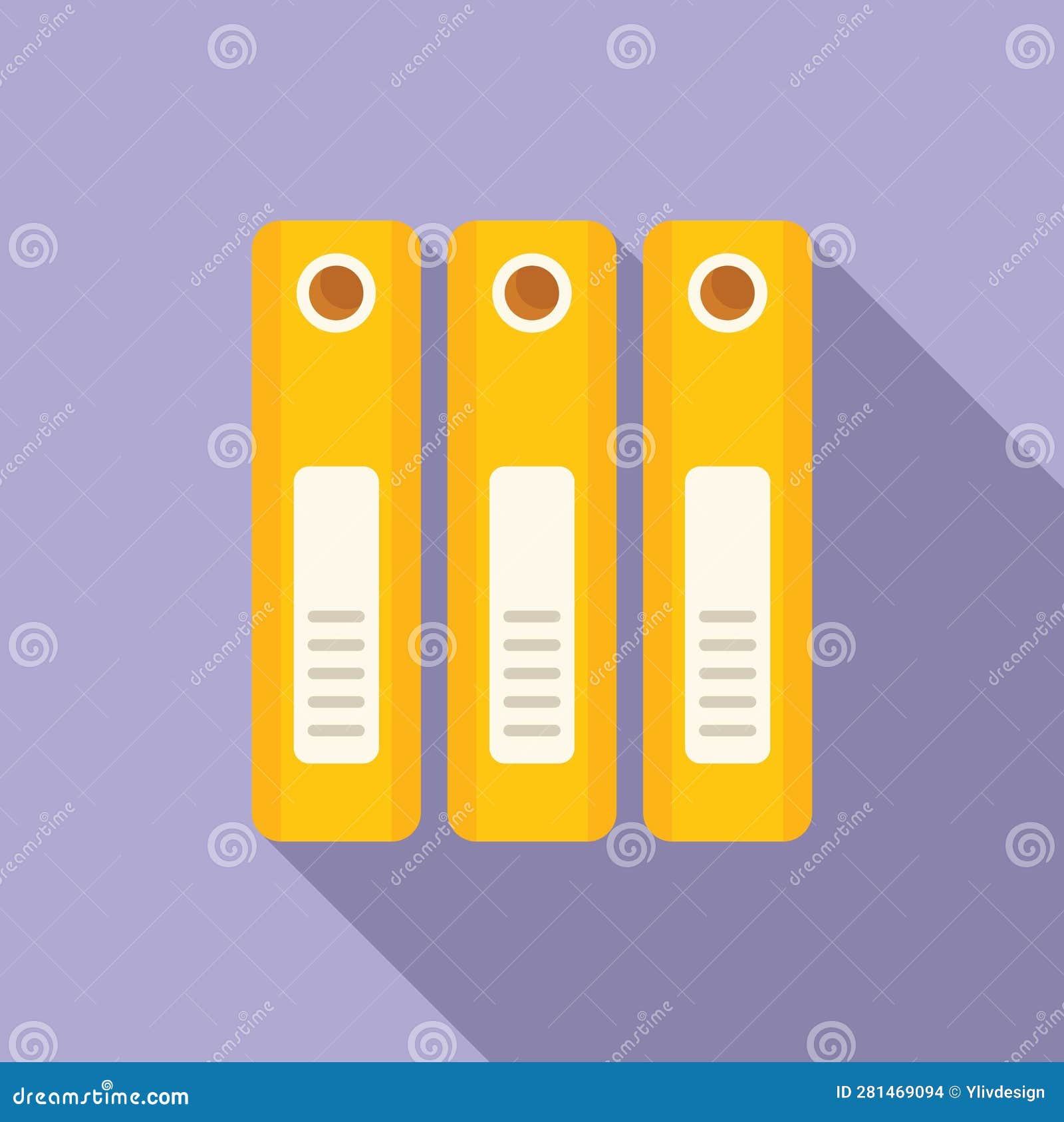 Folder Icon Flat Vector. Office Service Stock Vector - Illustration of ...
