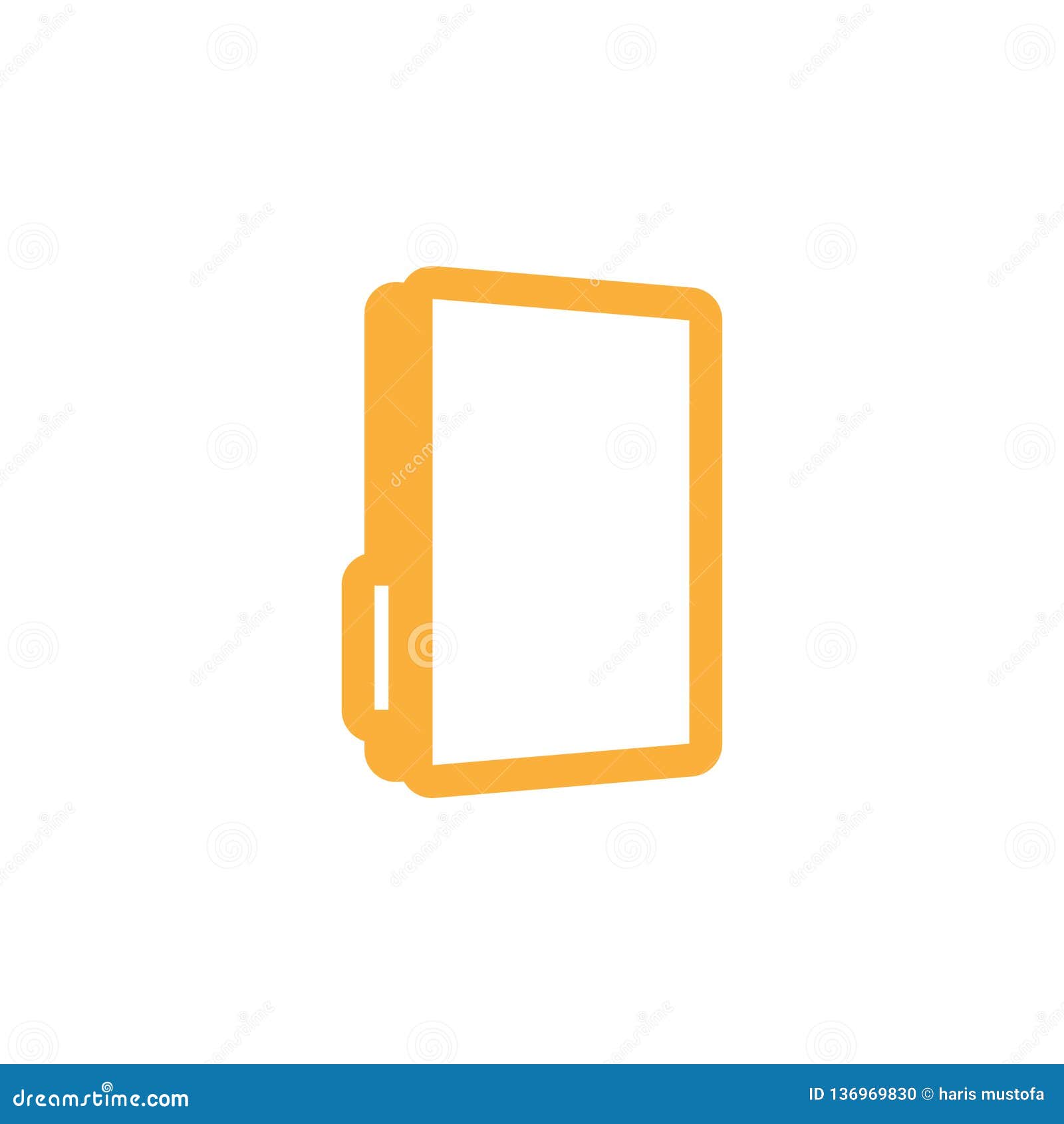Folder Icon Graphic Design Template Vector Stock Vector - Illustration ...