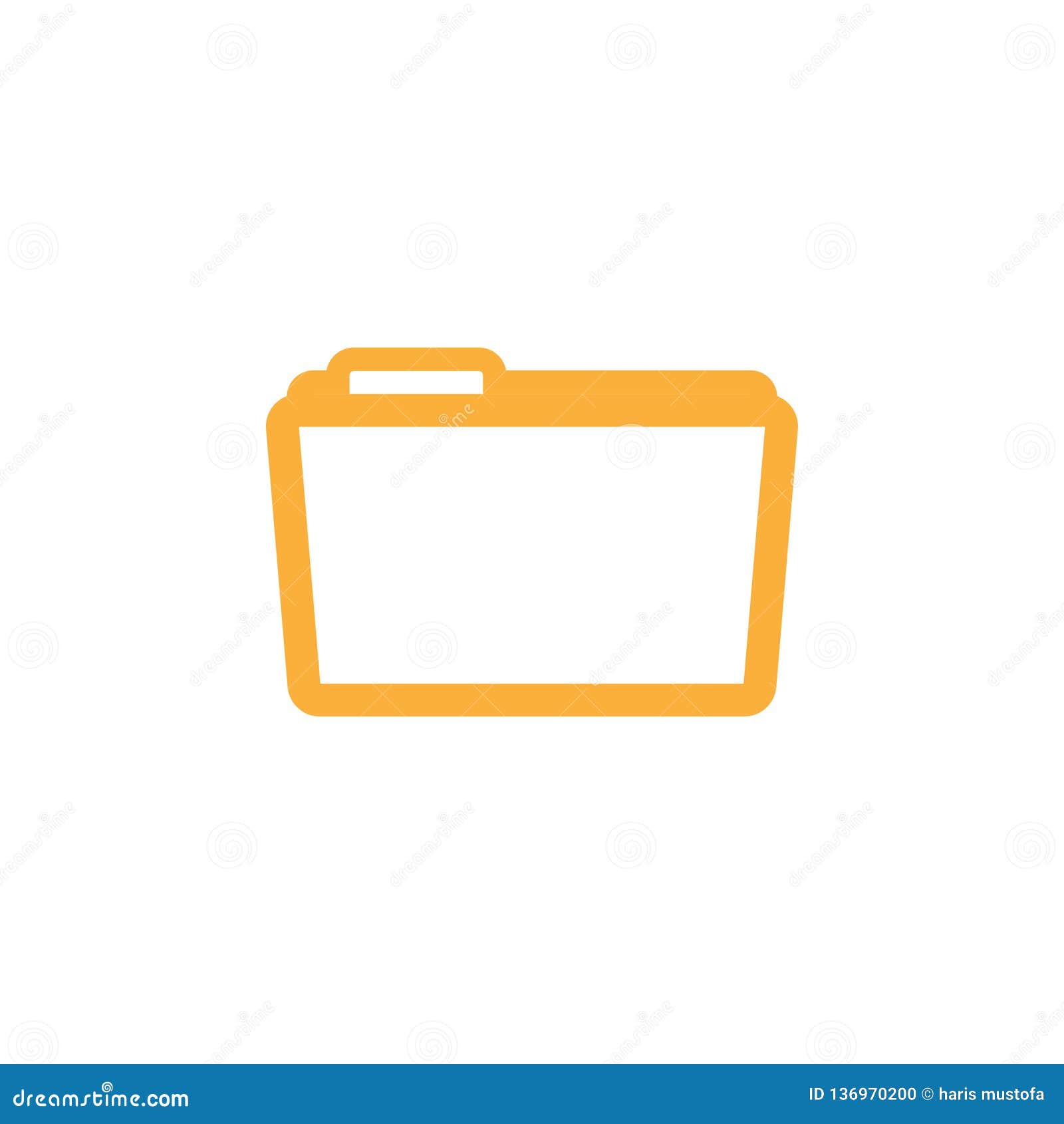 Folder Icon Graphic Design Template Vector Stock Vector - Illustration ...