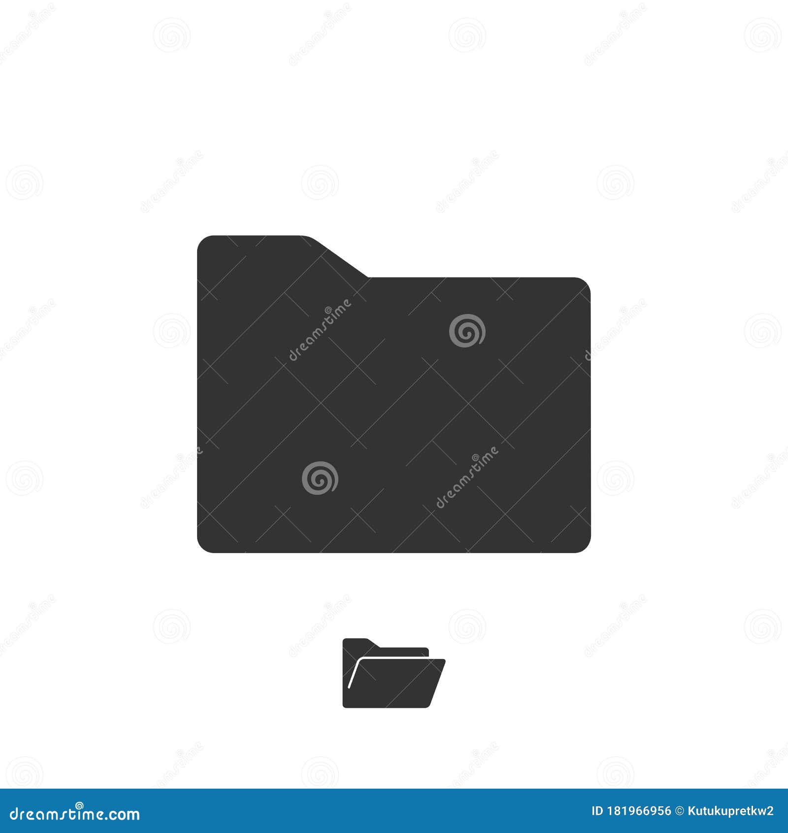 Folder Icon Logo Template Illustration Design. Vector EPS 10 Stock ...