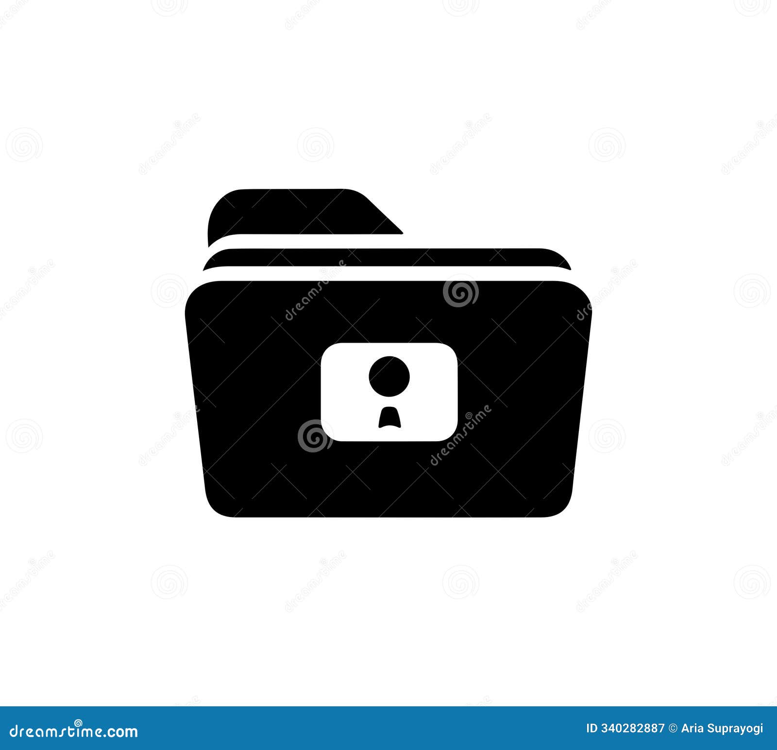 Folder Icon Modern Simple Vector Minimal Stock Illustration ...