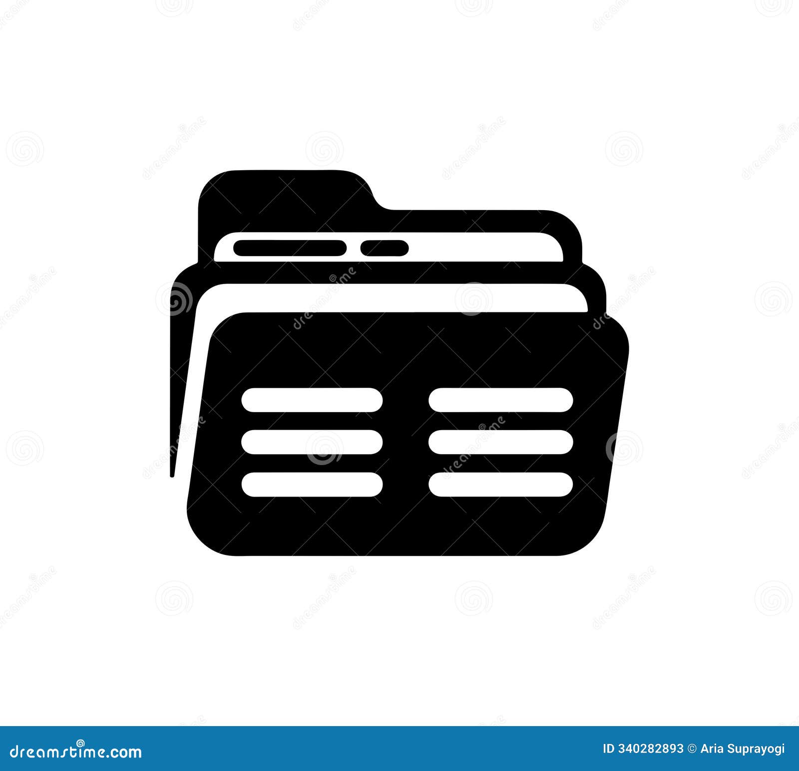 Folder Icon Modern Simple Vector Minimal Stock Illustration ...