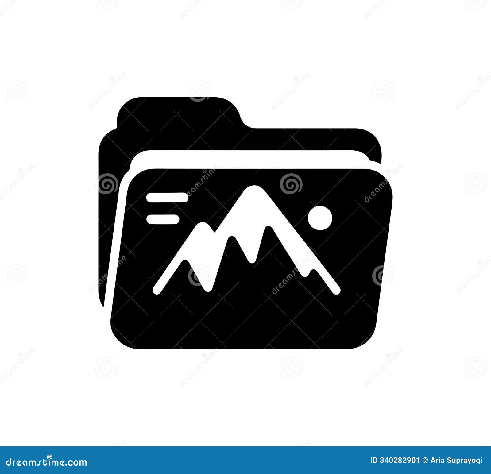Folder Icon Modern Simple Vector Minimal Stock Illustration ...