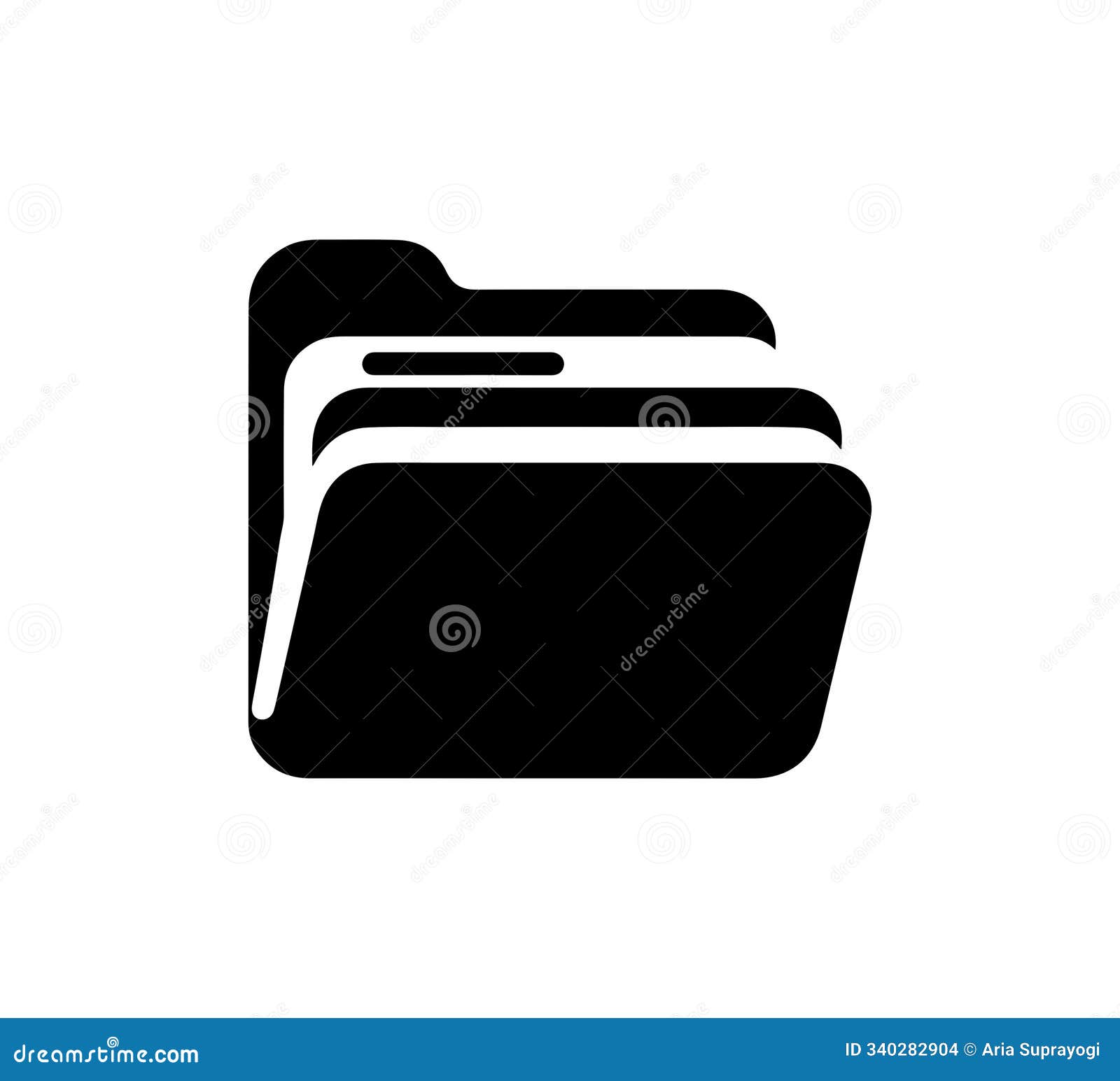 Folder Icon Modern Simple Vector Minimal Stock Illustration ...