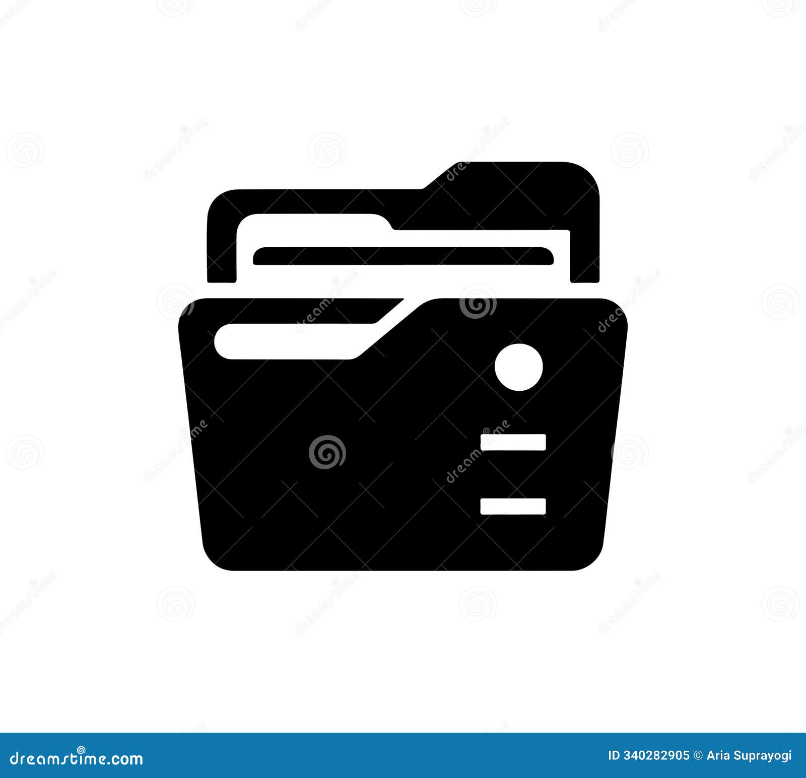 Folder Icon Modern Simple Vector Minimal Stock Illustration ...