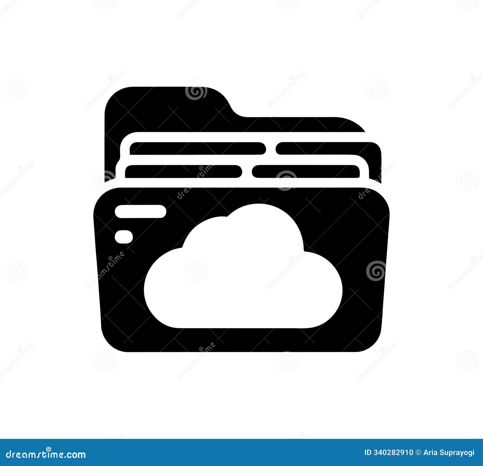 Folder Icon Modern Simple Vector Minimal Stock Illustration ...