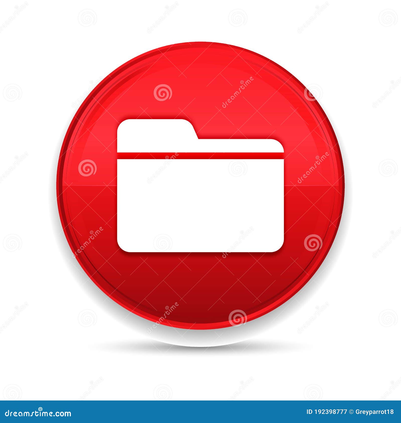 Red File Folder Icon