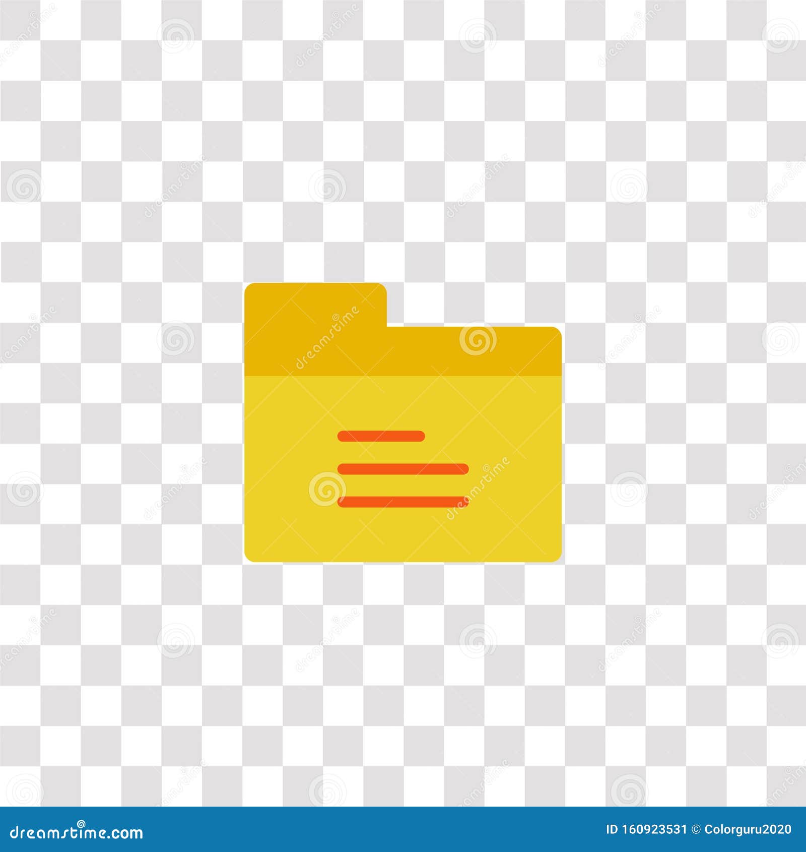 Folder Icon Sign and Symbol. Folder Color Icon for Website Design and ...