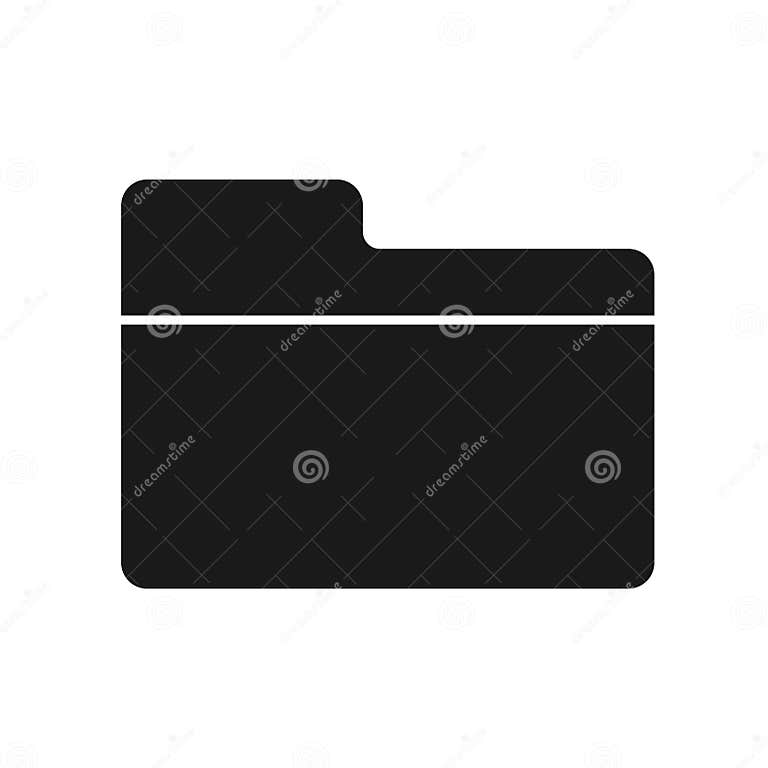 Folder Icon. Folder Sign Symbol Vector Illustration Stock Vector ...
