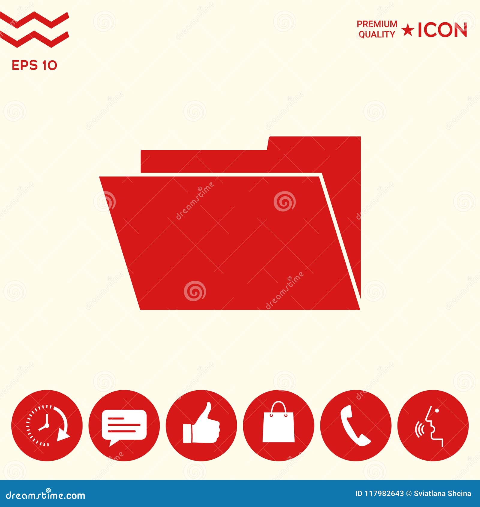 Folder icon symbol stock vector. Illustration of organize - 117982643