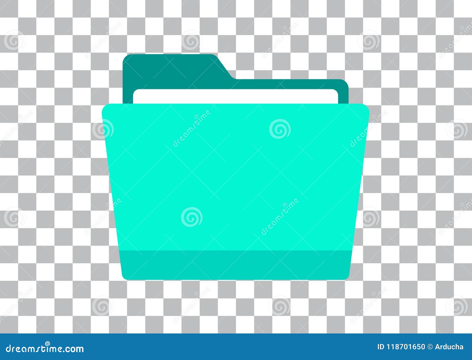 Folder icon stock vector. Illustration of data, mobile - 118701650