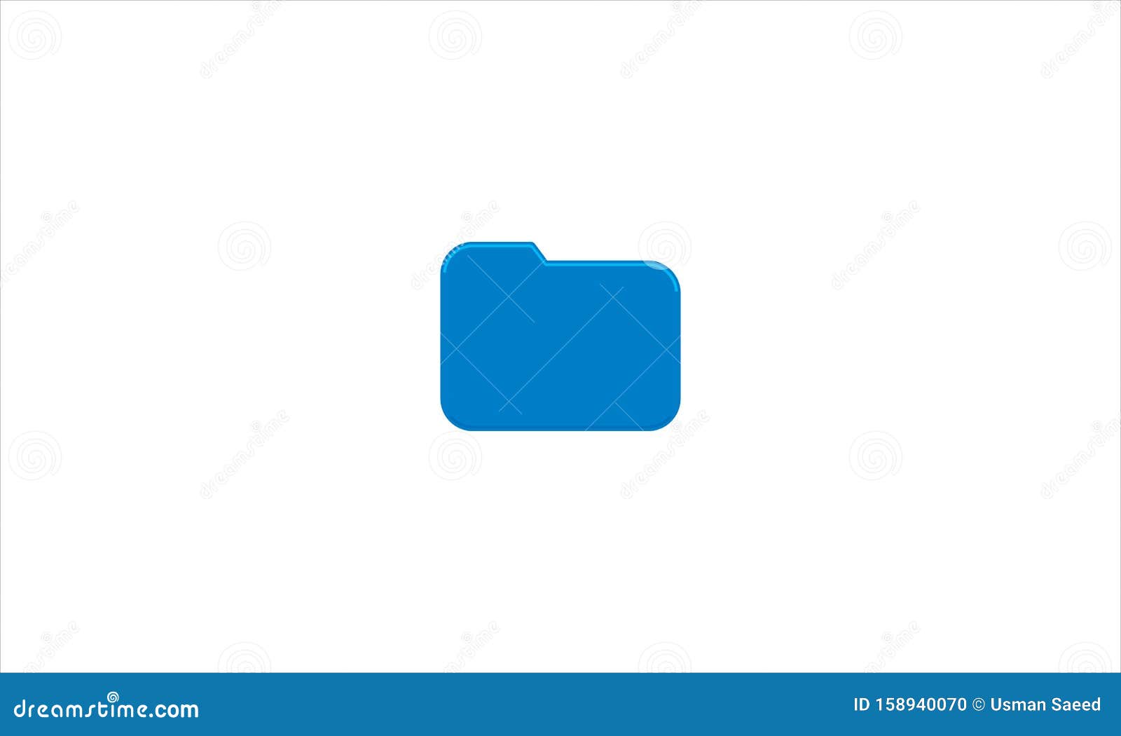 Folder Icon Vector Filled Flat Sign, Solid Pictogram Isolated on White ...