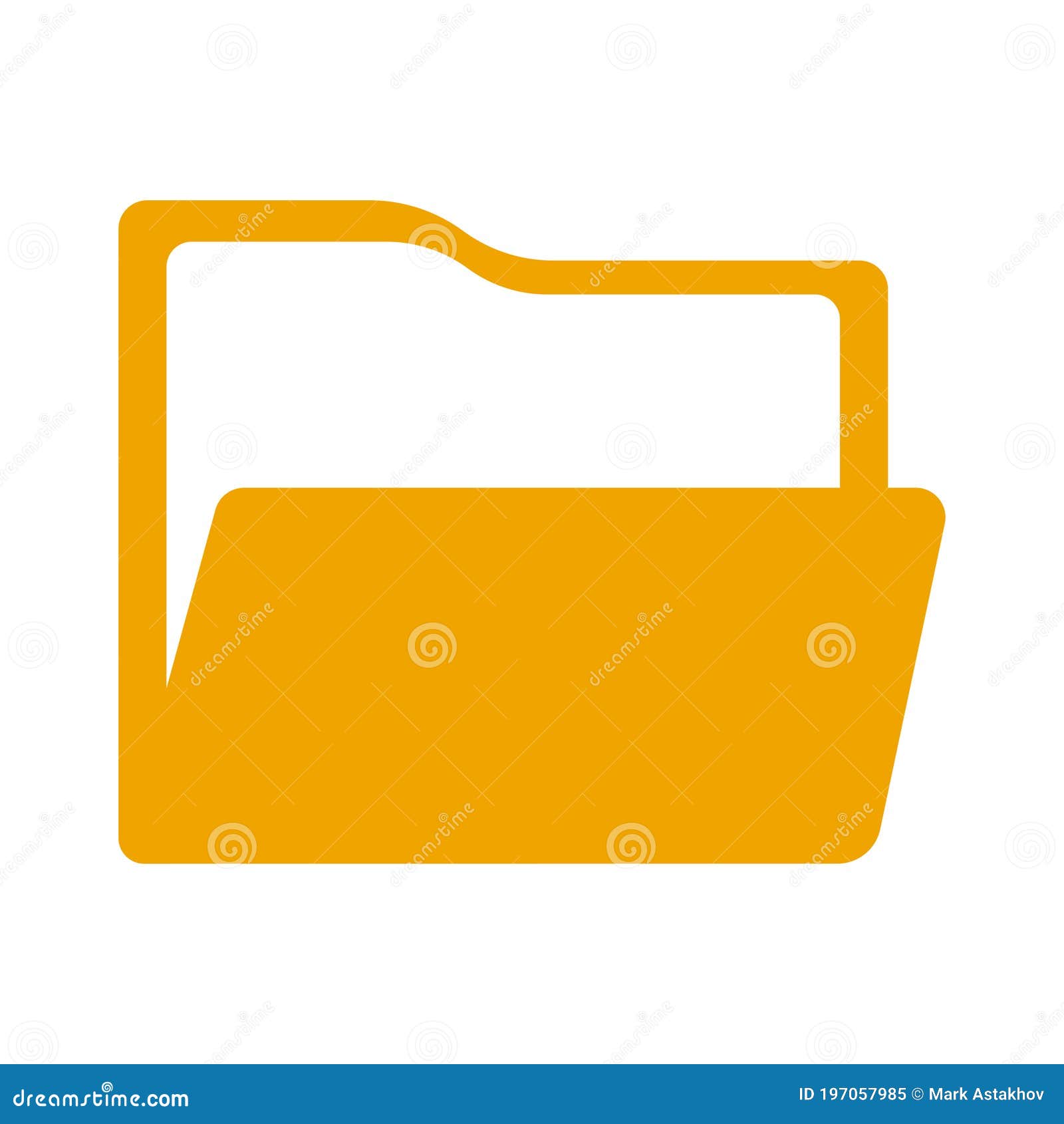 Folder Icon. Vector Isolated Flat File Symbol Stock Vector ...