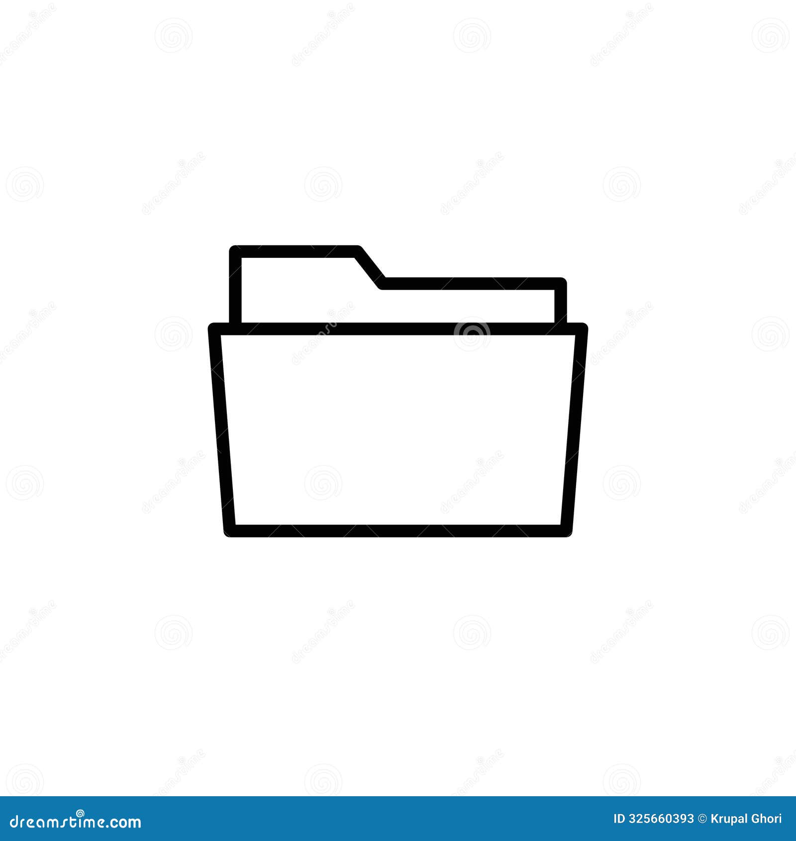 File Folder Icon Perfect for Document Organization Stock Vector ...