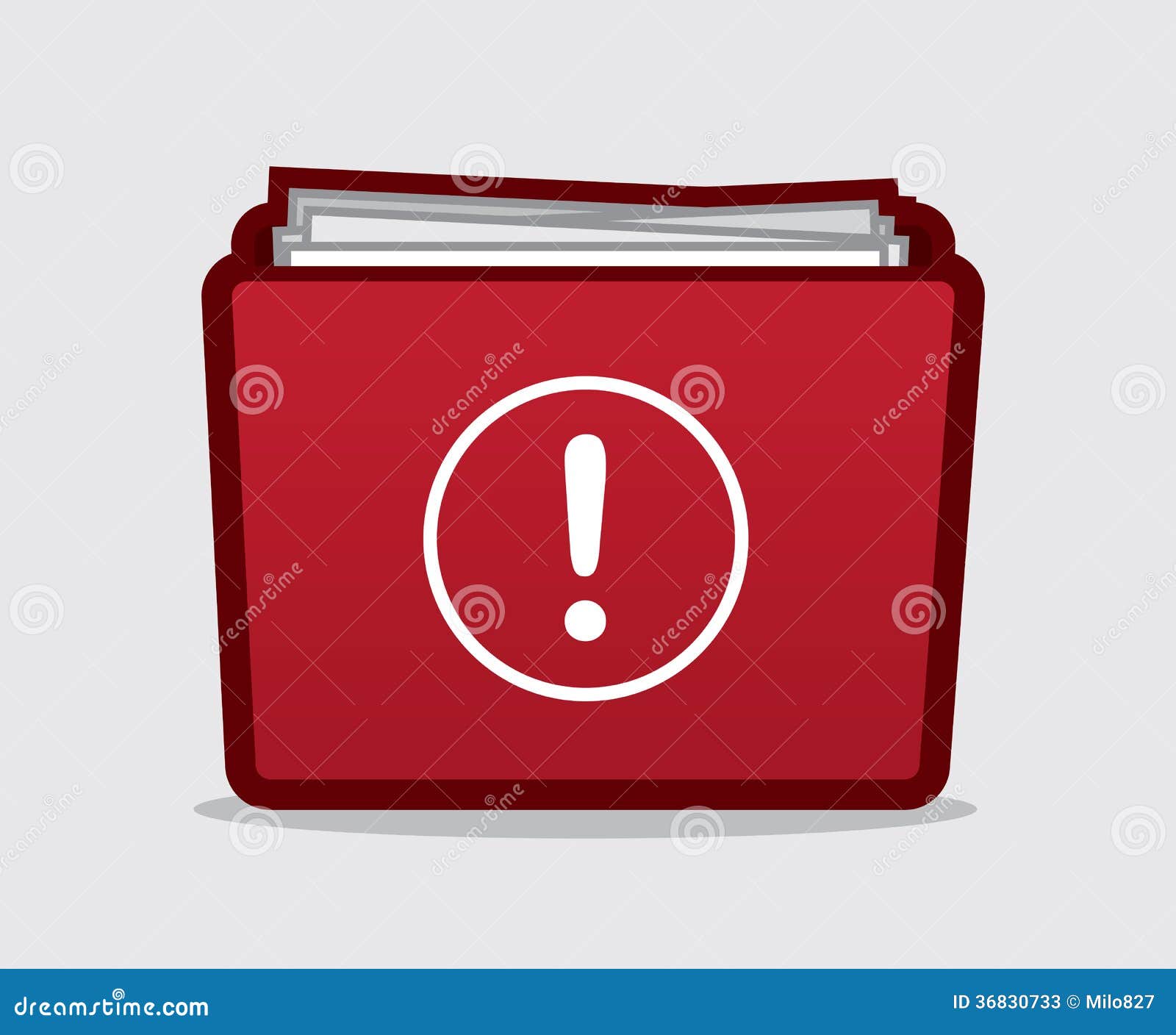 Folder Important stock vector. Illustration of package - 36830733
