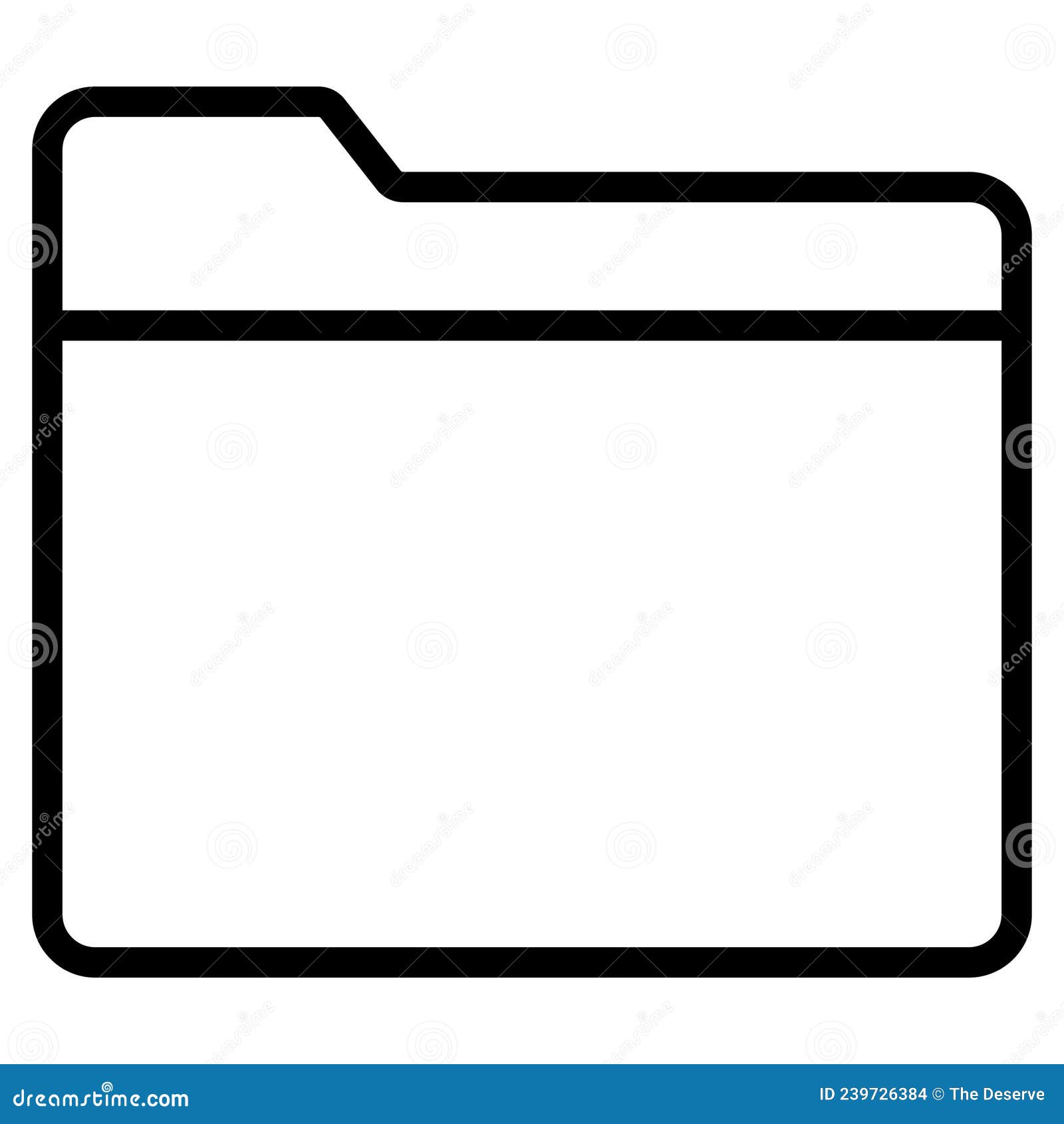 Folder Isolated Vector Icon Which Can Easily Modify or Edit Stock ...